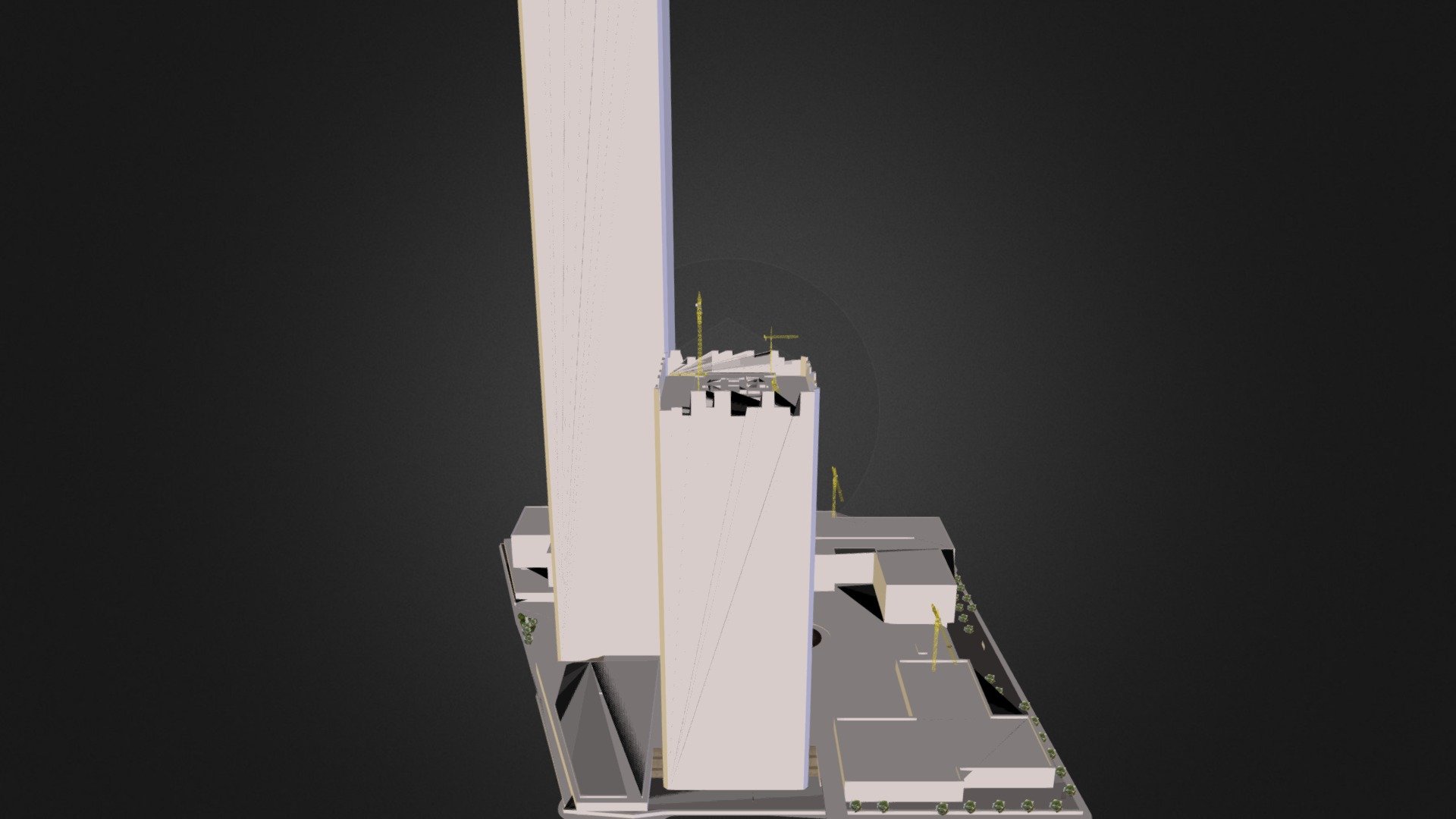 WTC Under Construction - 3D model by leosal [4e07030] - Sketchfab