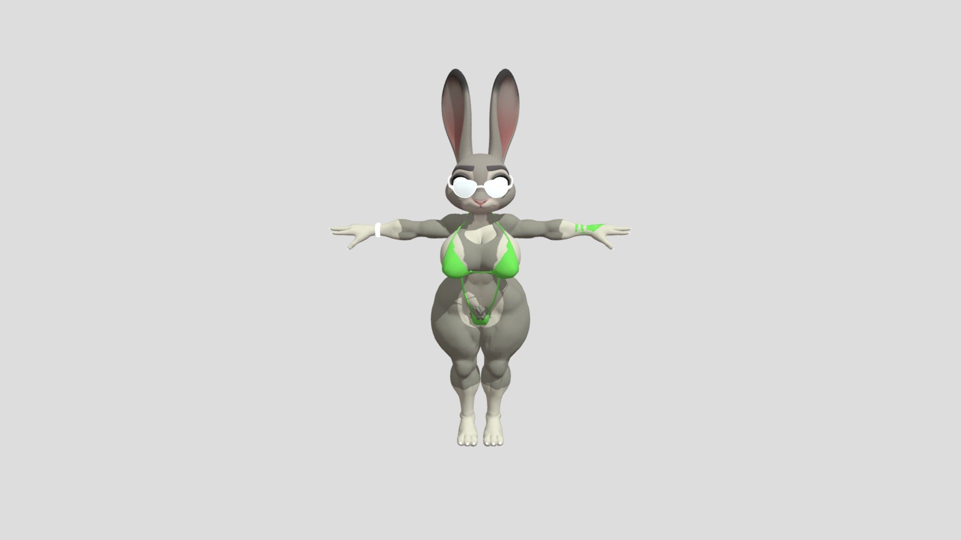 Judy Hopps - Download Free 3D model by dallas.wilkerson [4e0768c ...