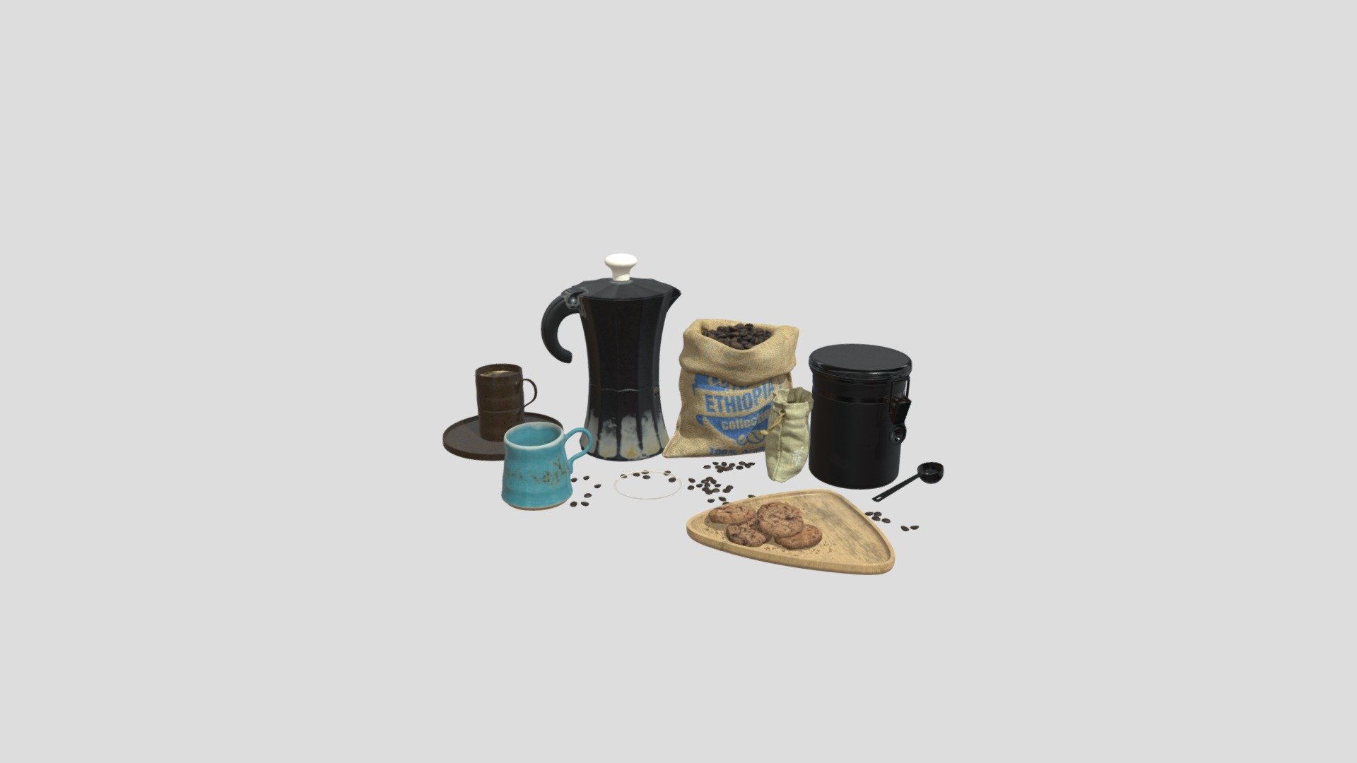 food set 10 AM217 Archmodels - Buy Royalty Free 3D model by Evermotion ...