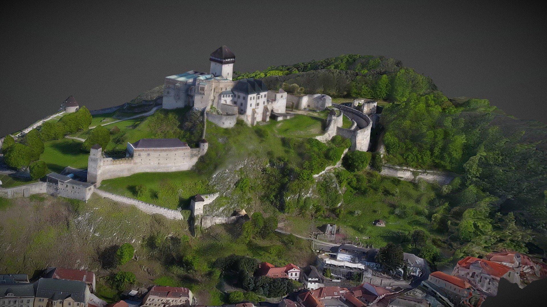 Trenčiansky hrad - 3D model by BuildingDesign (@bohusko007) [4e07d97 ...
