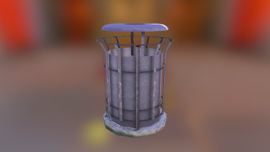 3D_Prop_Garbage can - 3D model by mattiadisisto [4e09791] - Sketchfab