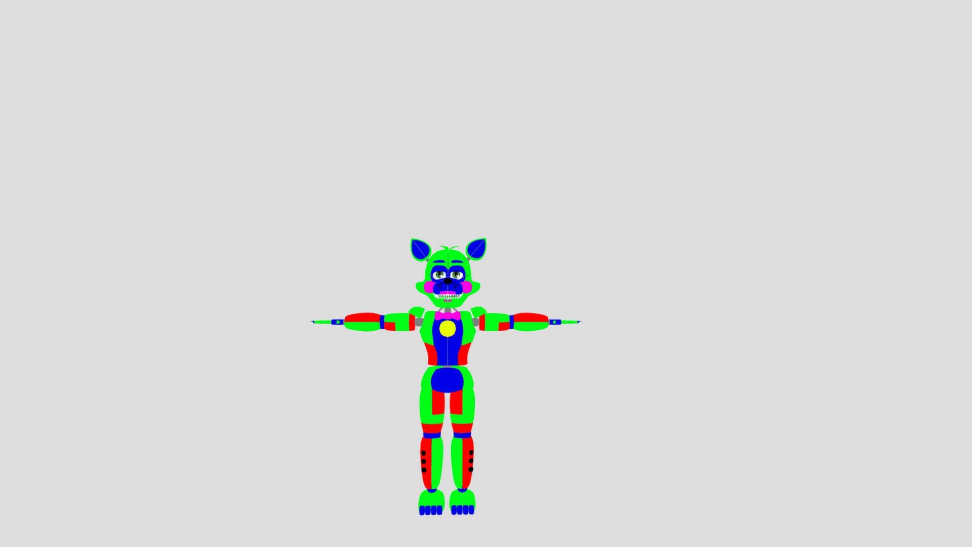 Fnaf_Sister_Location_-_Funtime_Foxy_V2 - 3D model by 115007139 [4e09f86 ...