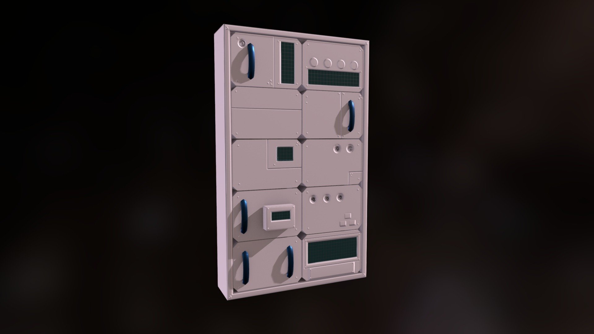 NASA ISS Cabinet - 3D model by Kugatsu Tsukai 3D Model Hub (@KugatsuT ...