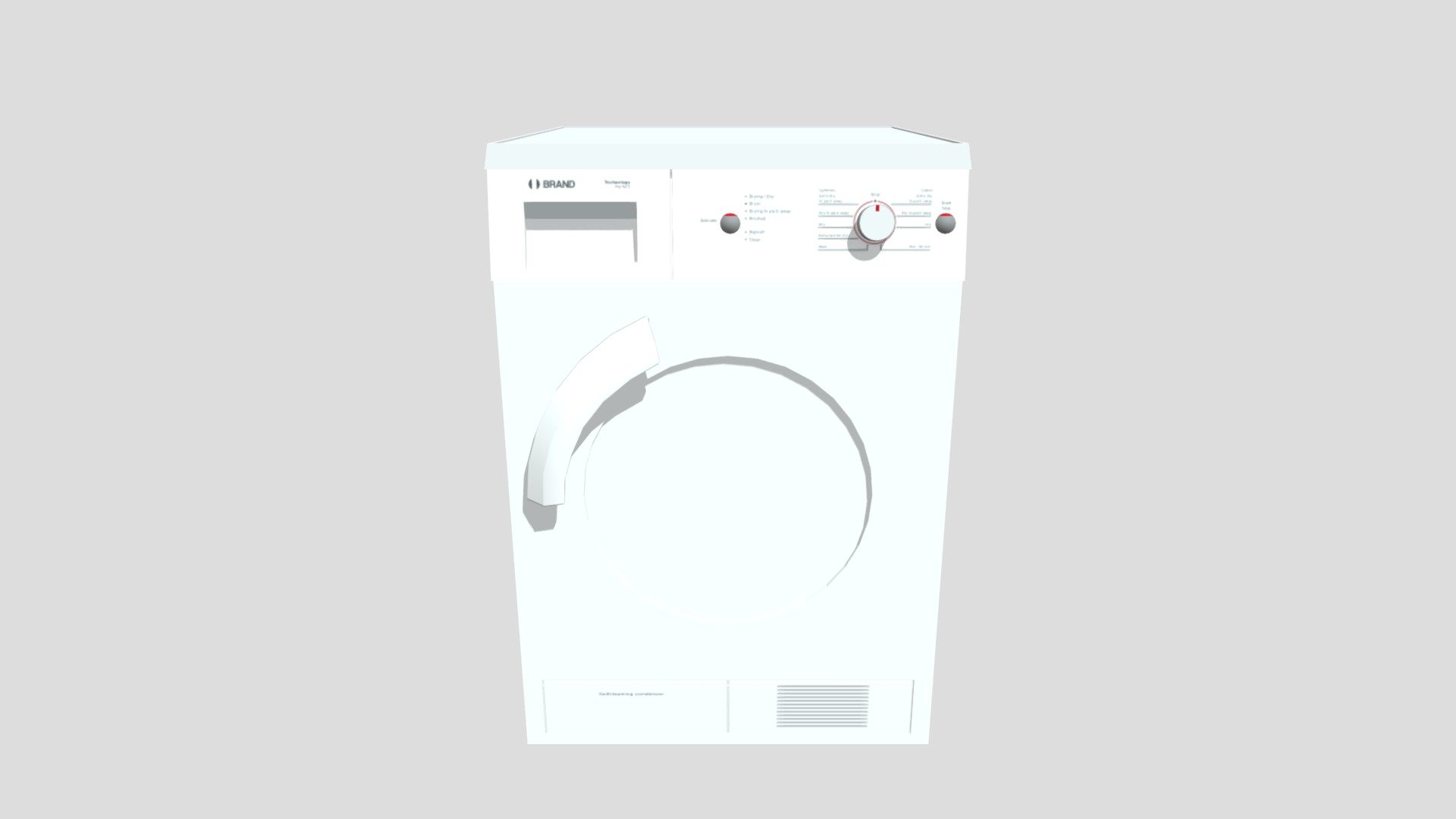 Dryer machine - Download Free 3D model by 1-3D.com [4e102eb] - Sketchfab
