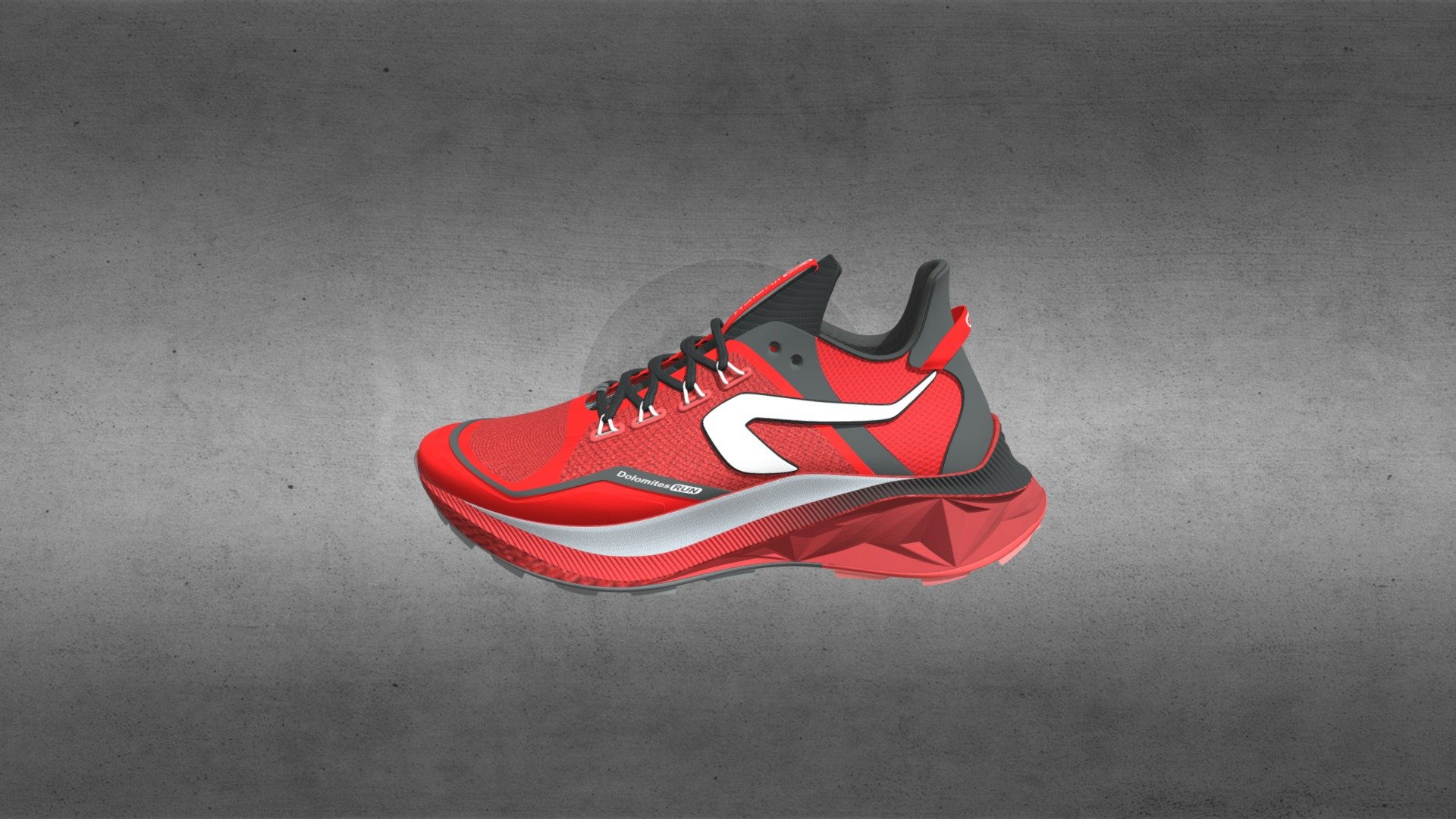 MODEL Trail Run Shoe - 3D model by francaminotto [4e10bad] - Sketchfab