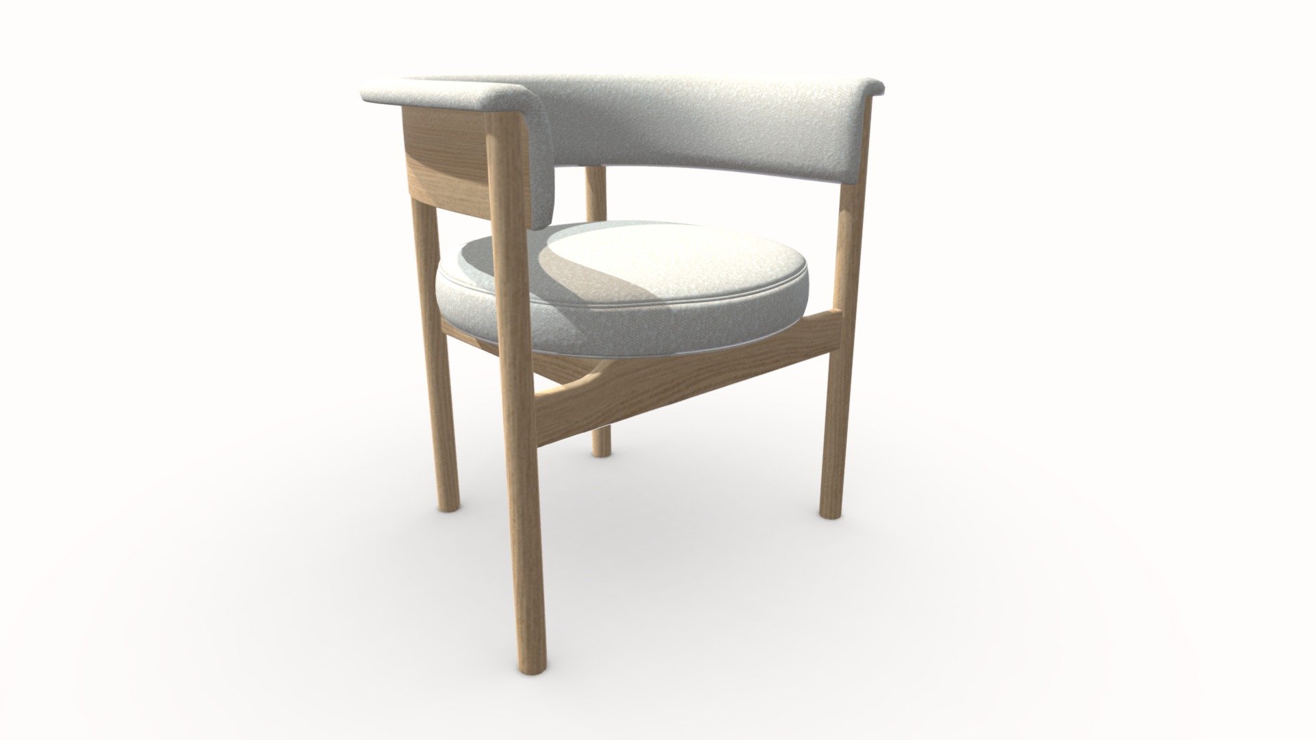 KRUGLYI STUL - 3D model by Tohma (@JulliMo) [4e11687] - Sketchfab