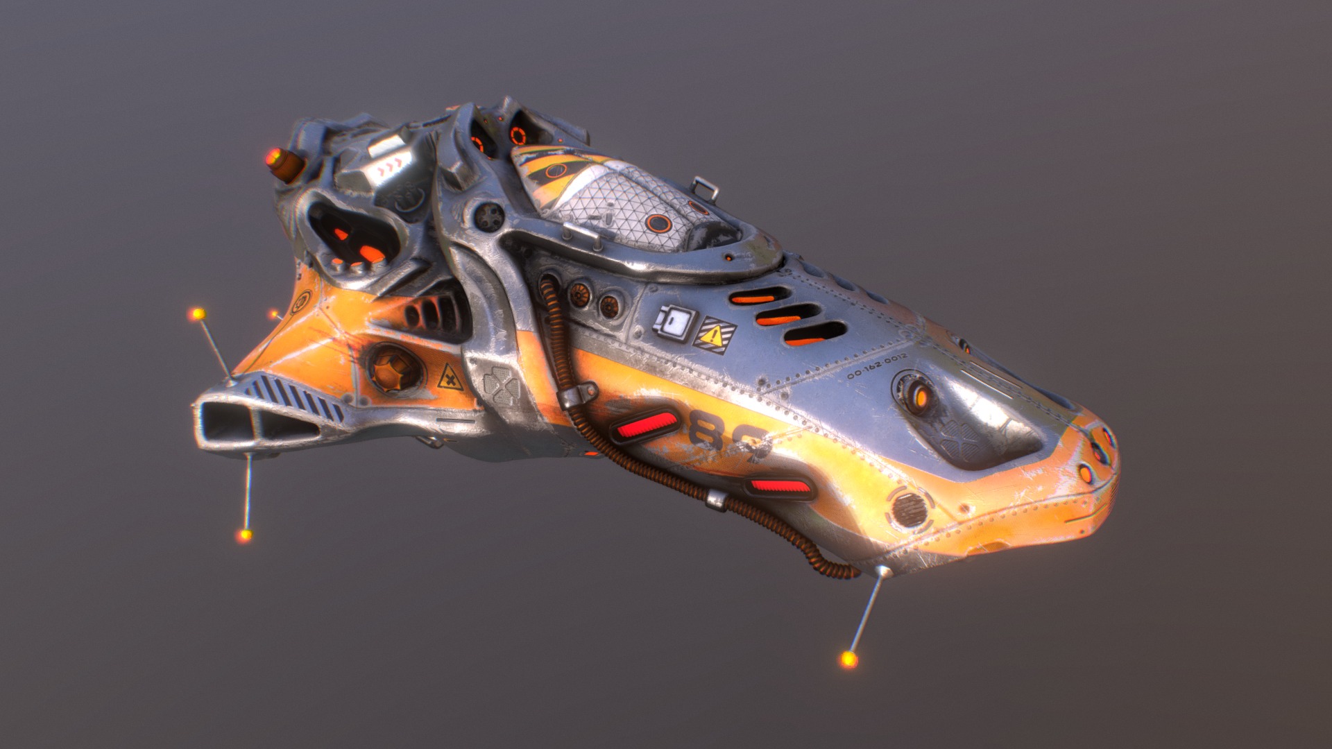 Spacecraft - 3D model by vladimir.petkovic [4e11c6e] - Sketchfab