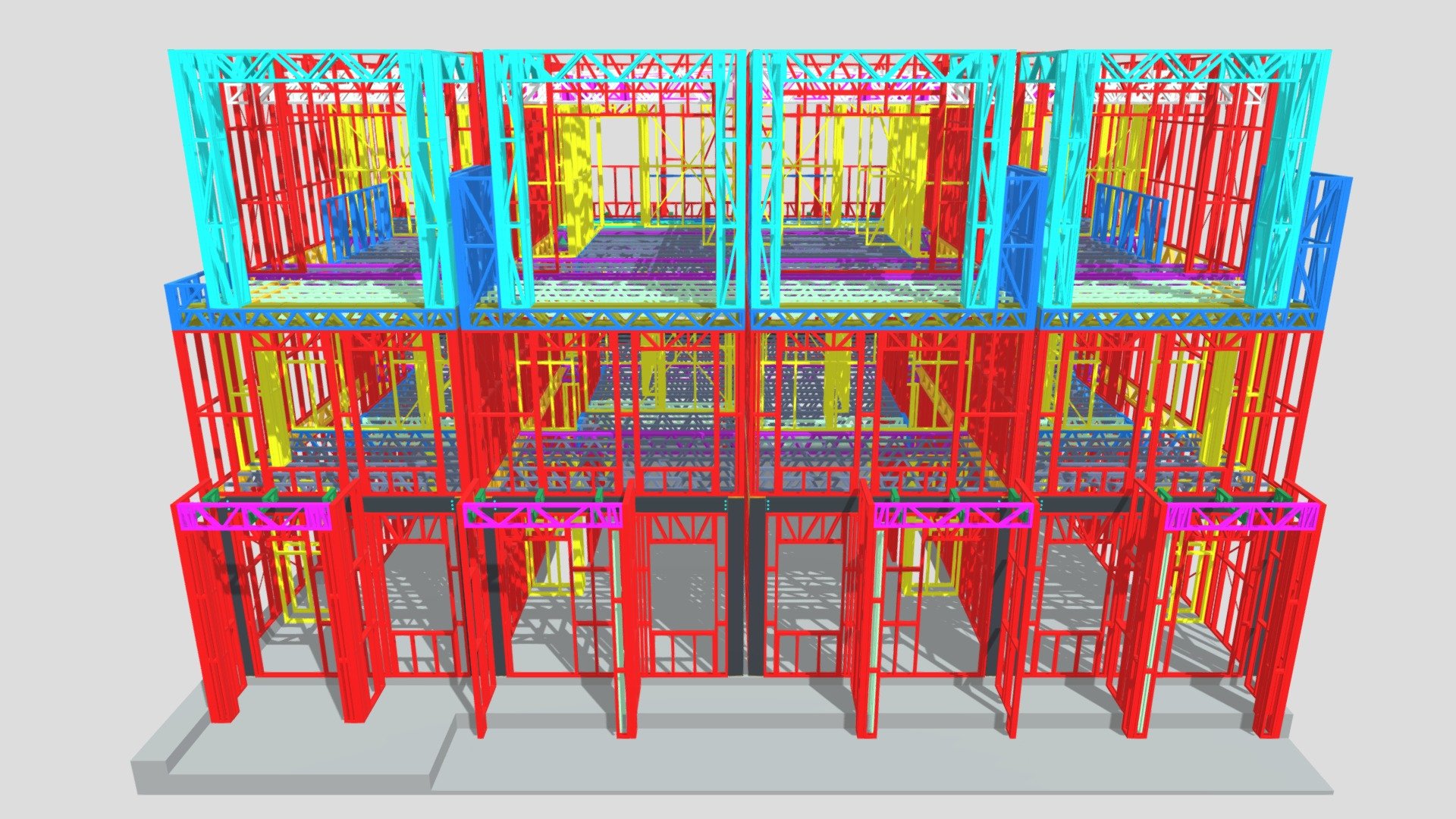 SF 2889-BLOCK 6 LOT S19 To S22-0 - 3D model by Dynamic Steel Frame ...