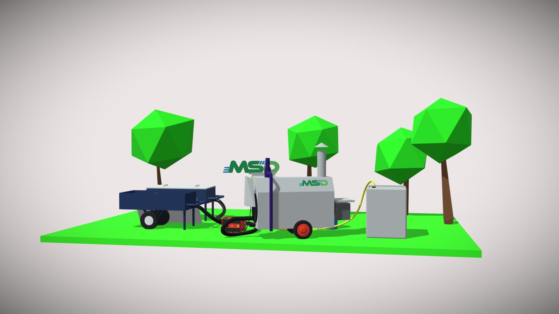 MSD AG - Dämpfen mit Dämpfwagen - 3D model by MSD AG - Möschle Seifert ...