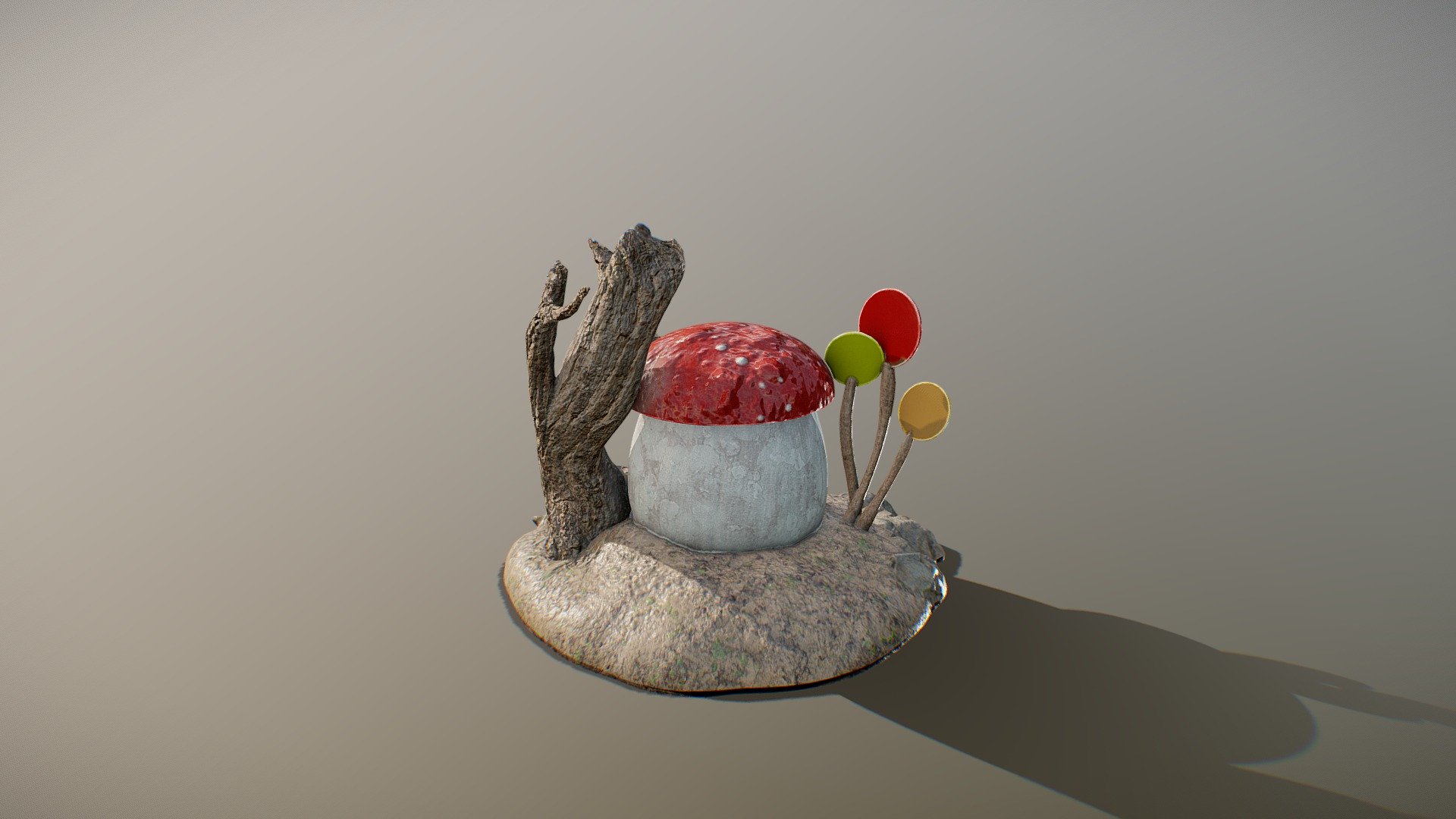 grzybek - Download Free 3D model by raphiee [4e13957] - Sketchfab