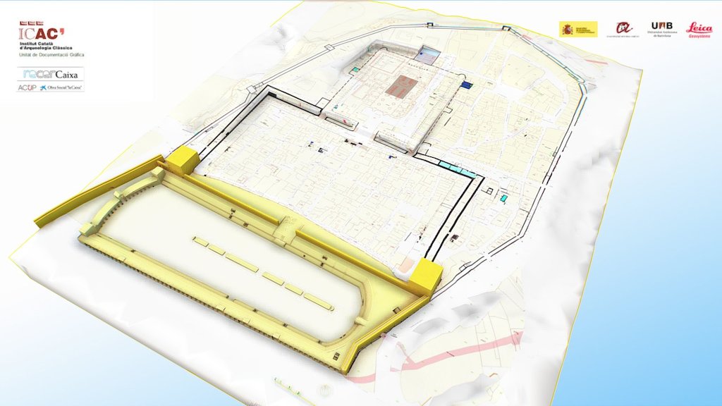 Roman Circus of Tarragona: Ancient Roman city - 3D model by Institut ...