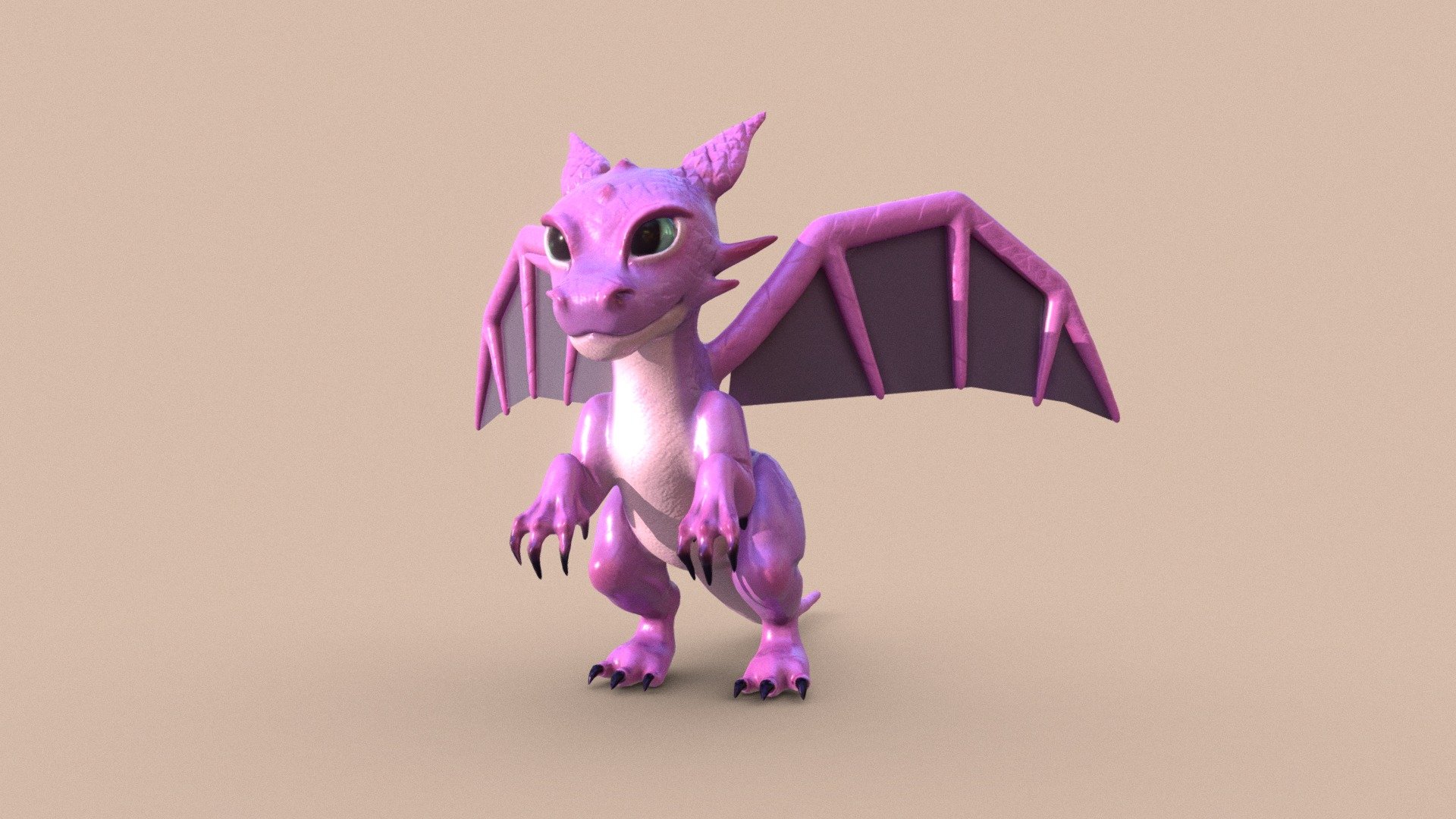 Dragon Cute - 3D model by dperez131 (@LinaYuki) [4e16816] - Sketchfab