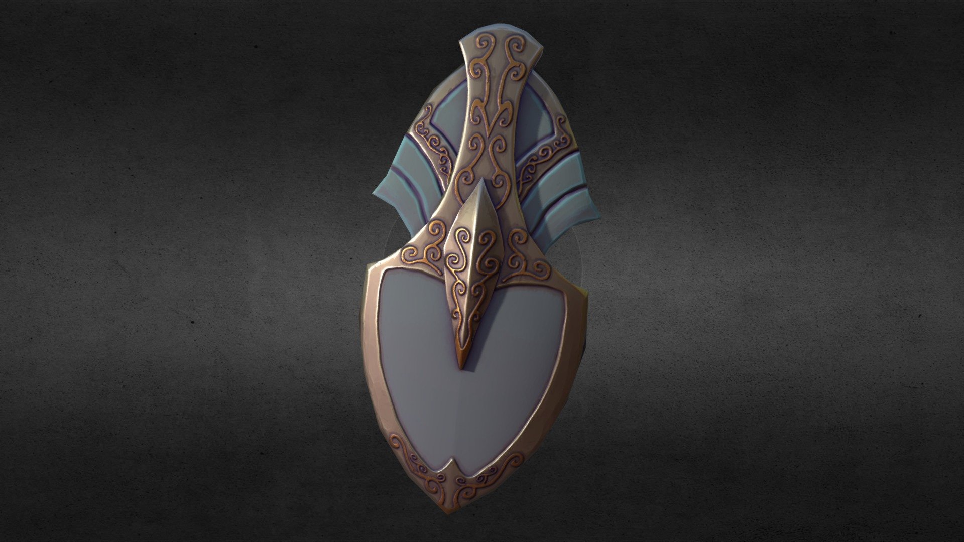 Cartoon Elf Shield - 3D model by mrpavon3d [4e18a3f] - Sketchfab