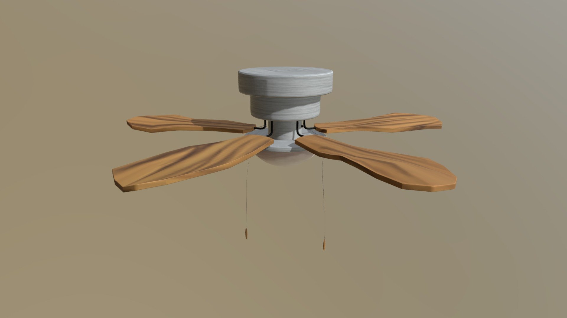 ceiling fan - Download Free 3D model by berylvanness [4e1953a] - Sketchfab