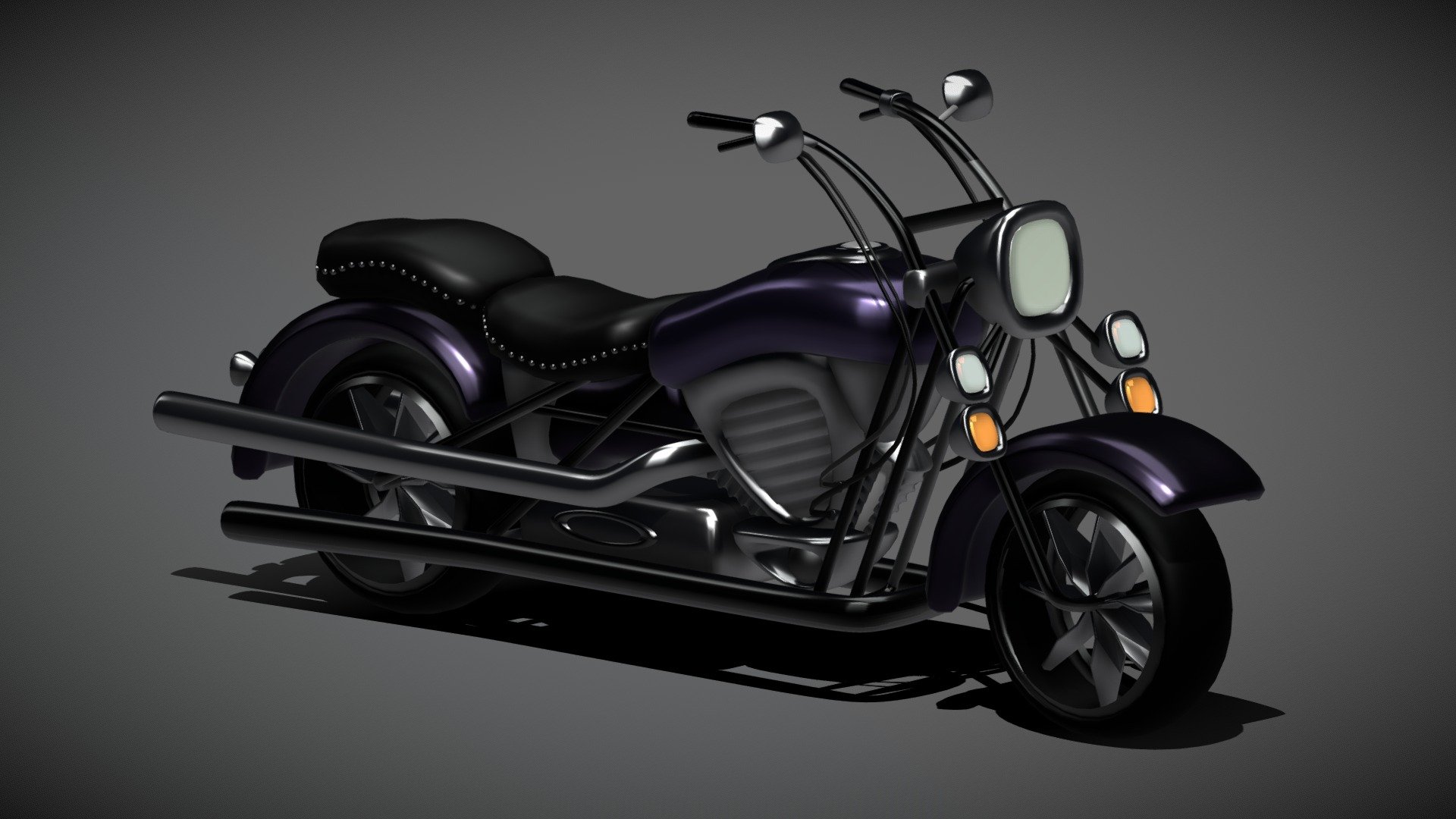 Motorcycle - 3D model by Hailey van Erp (@haileyvanerp) [4e19b4b ...
