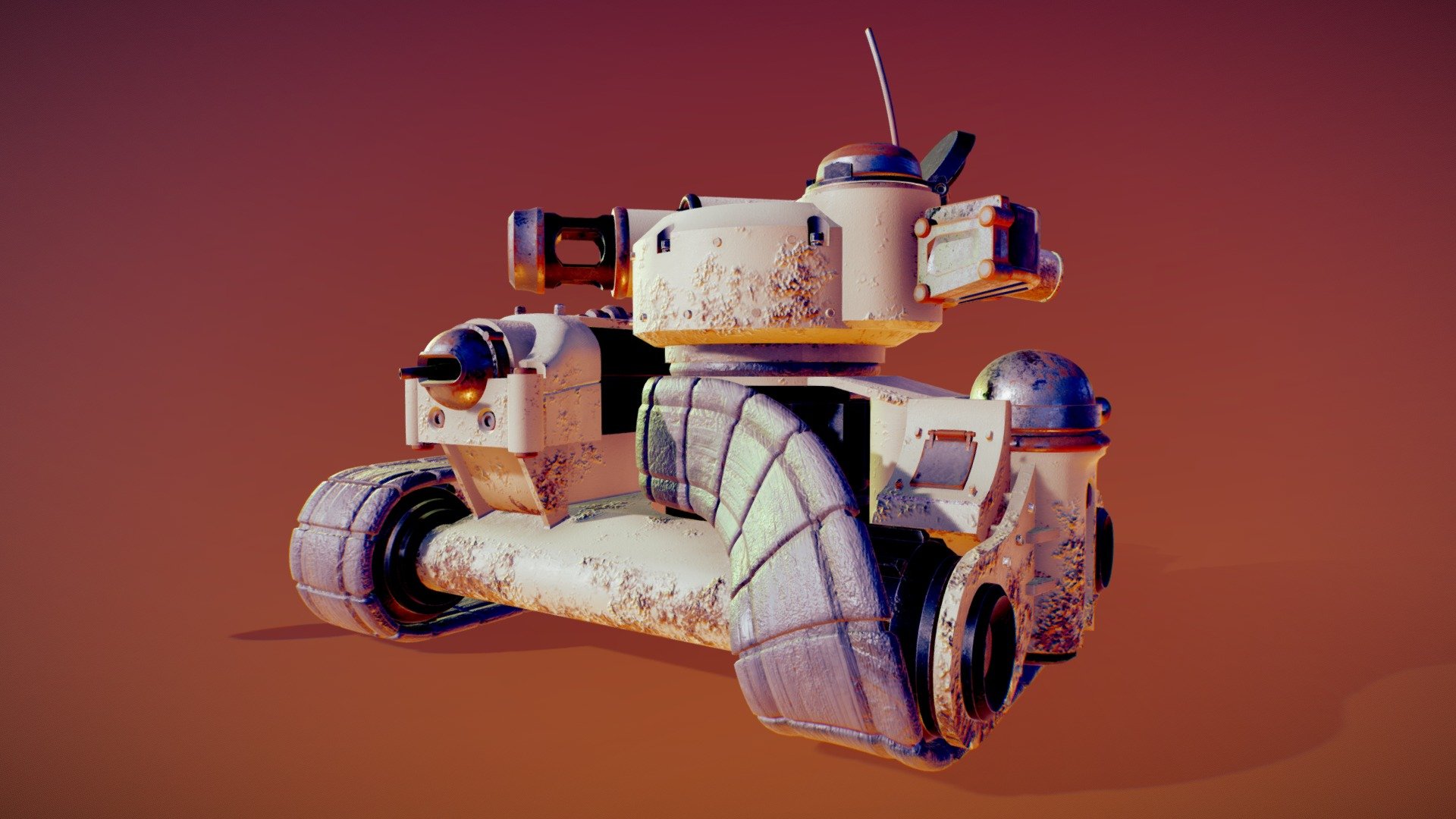 Tonk - 3D model by Raoul_in_Red [4e1abb6] - Sketchfab
