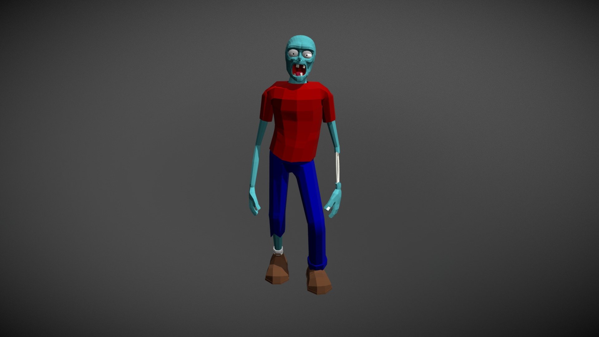 Low Poly Zombie - 3D model by DCircuit [4e1bc88] - Sketchfab