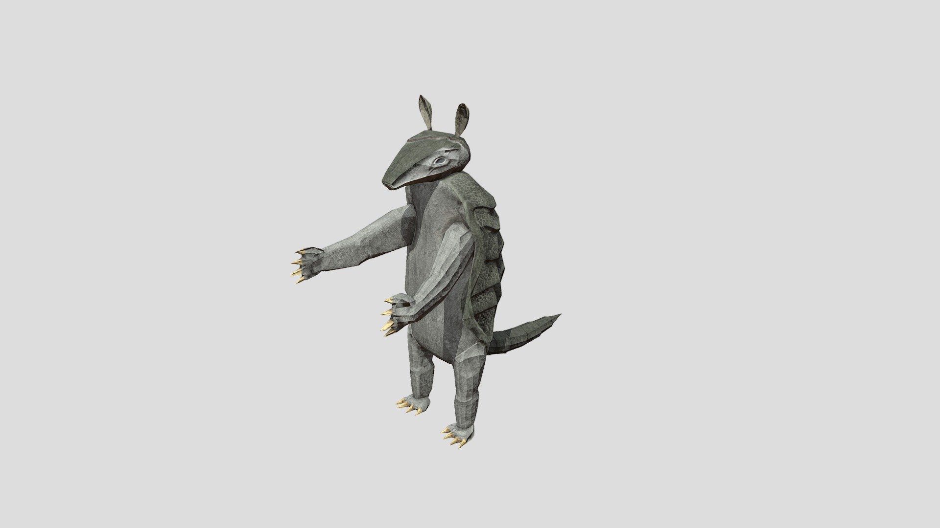 3D sculpting - Armadillo - 3D model by StijnOnline [4e1c424] - Sketchfab