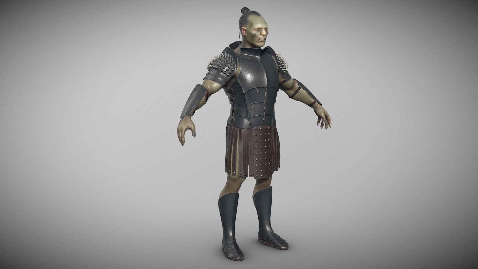 Orc warrior - 3D model by alex_kozlovskiy [4e1c456] - Sketchfab