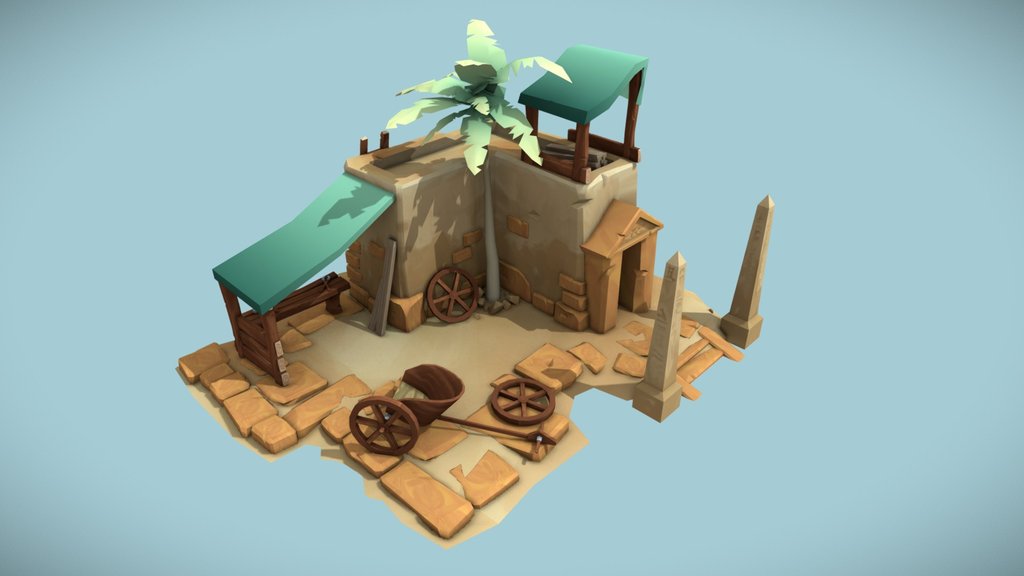 DAE Villages - A 3D model collection by Thijs De Rijcke (@thijsdr ...