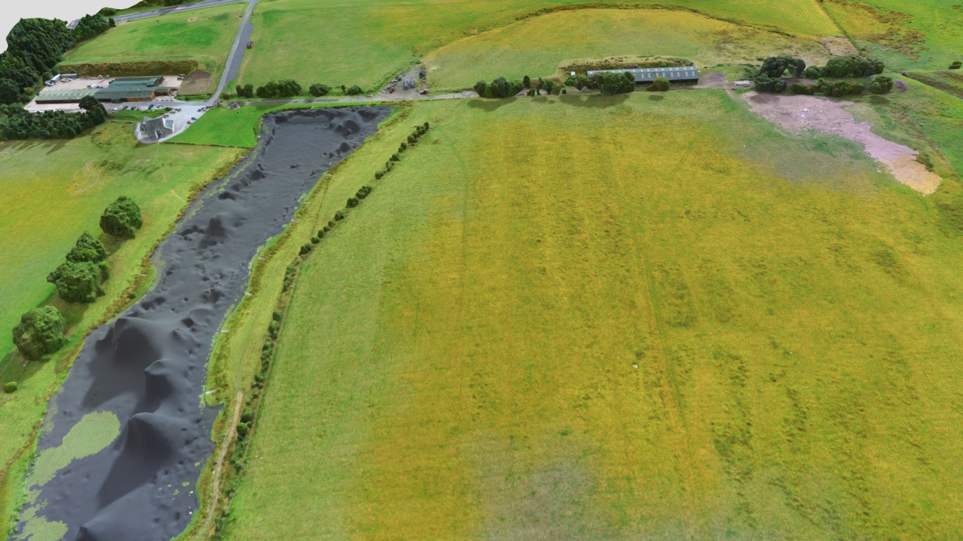 Cocklakes Aerial view - 3D model by Commendium (@roowalters) [4e1df22 ...
