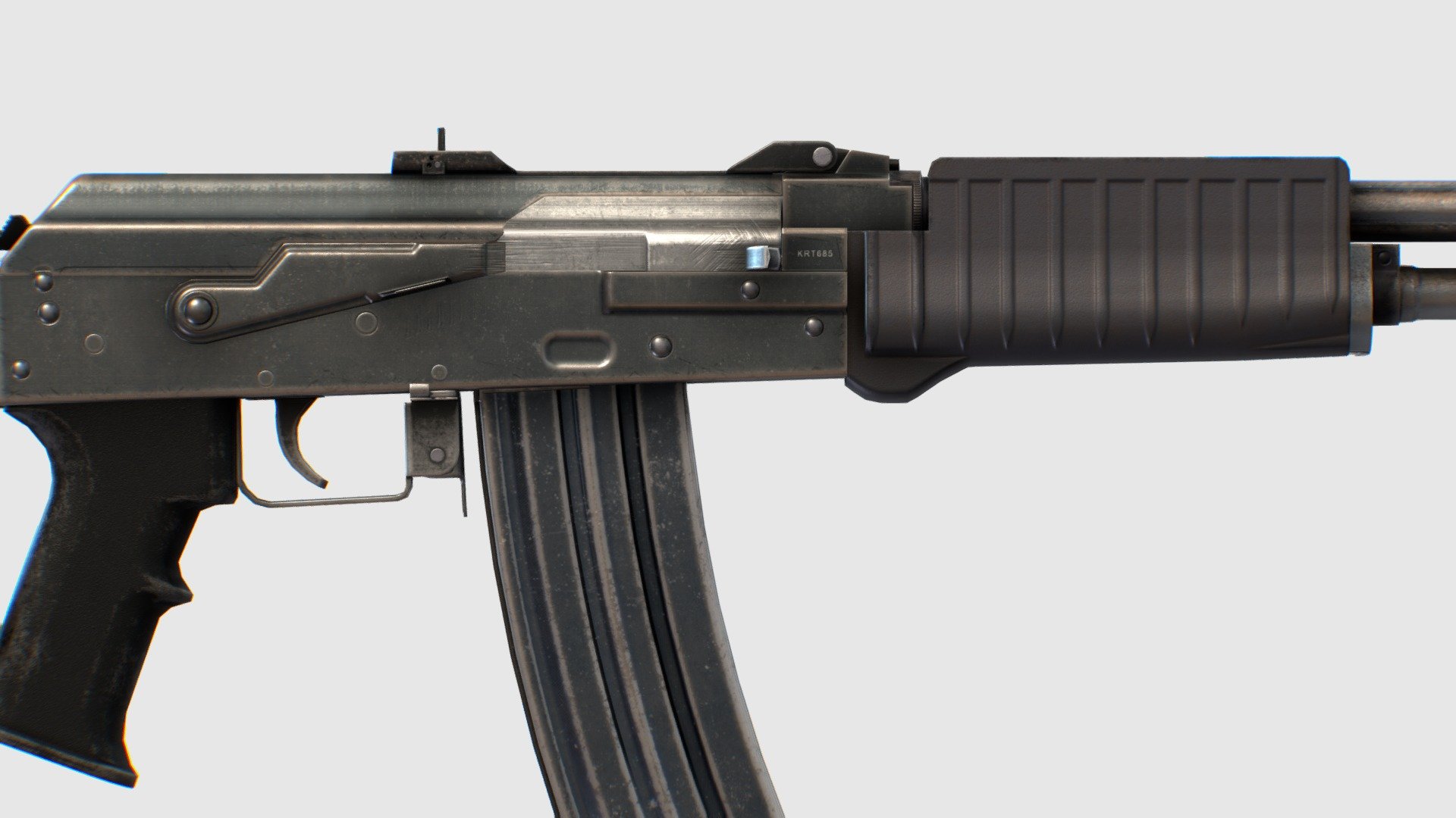 Assault Rifle AR_M21 - 3D model by ICRCVR [4e1fe89] - Sketchfab