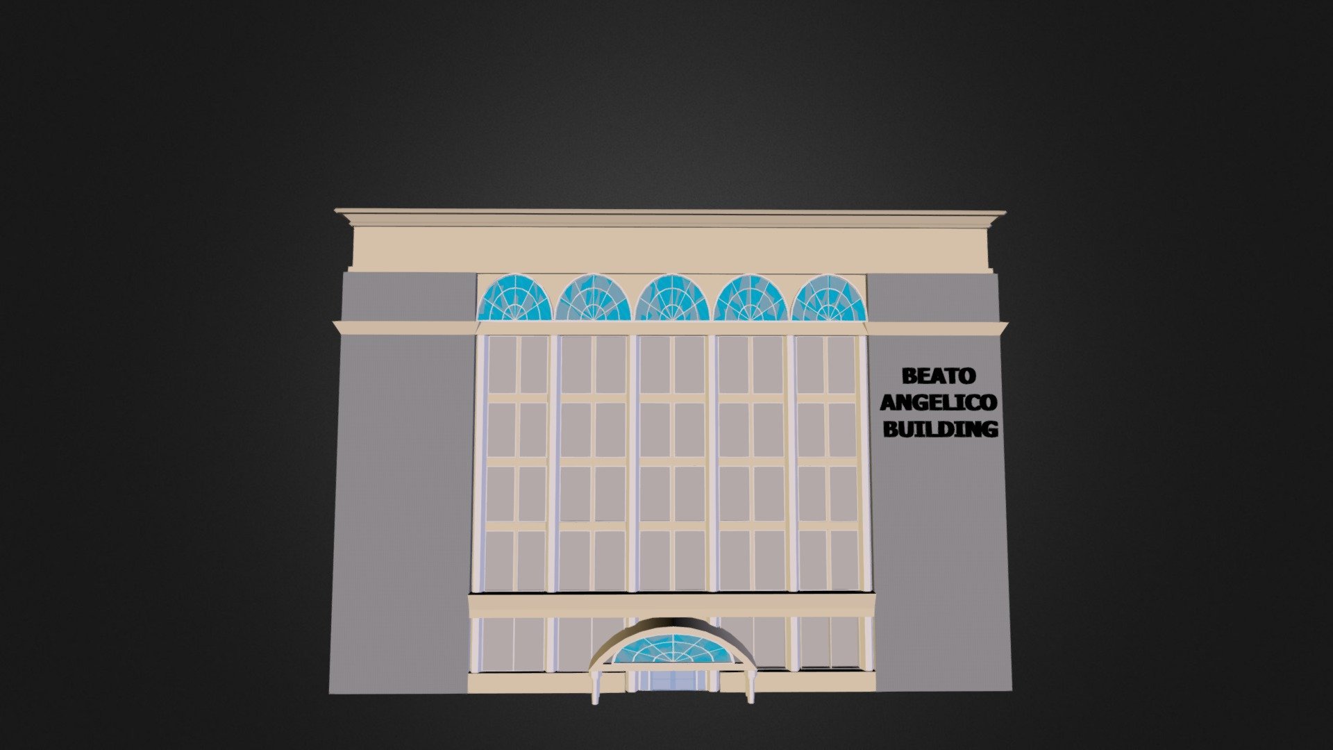 Beato Angelico Building - 3D model by Team C.L.I.C (@kuristar05 ...
