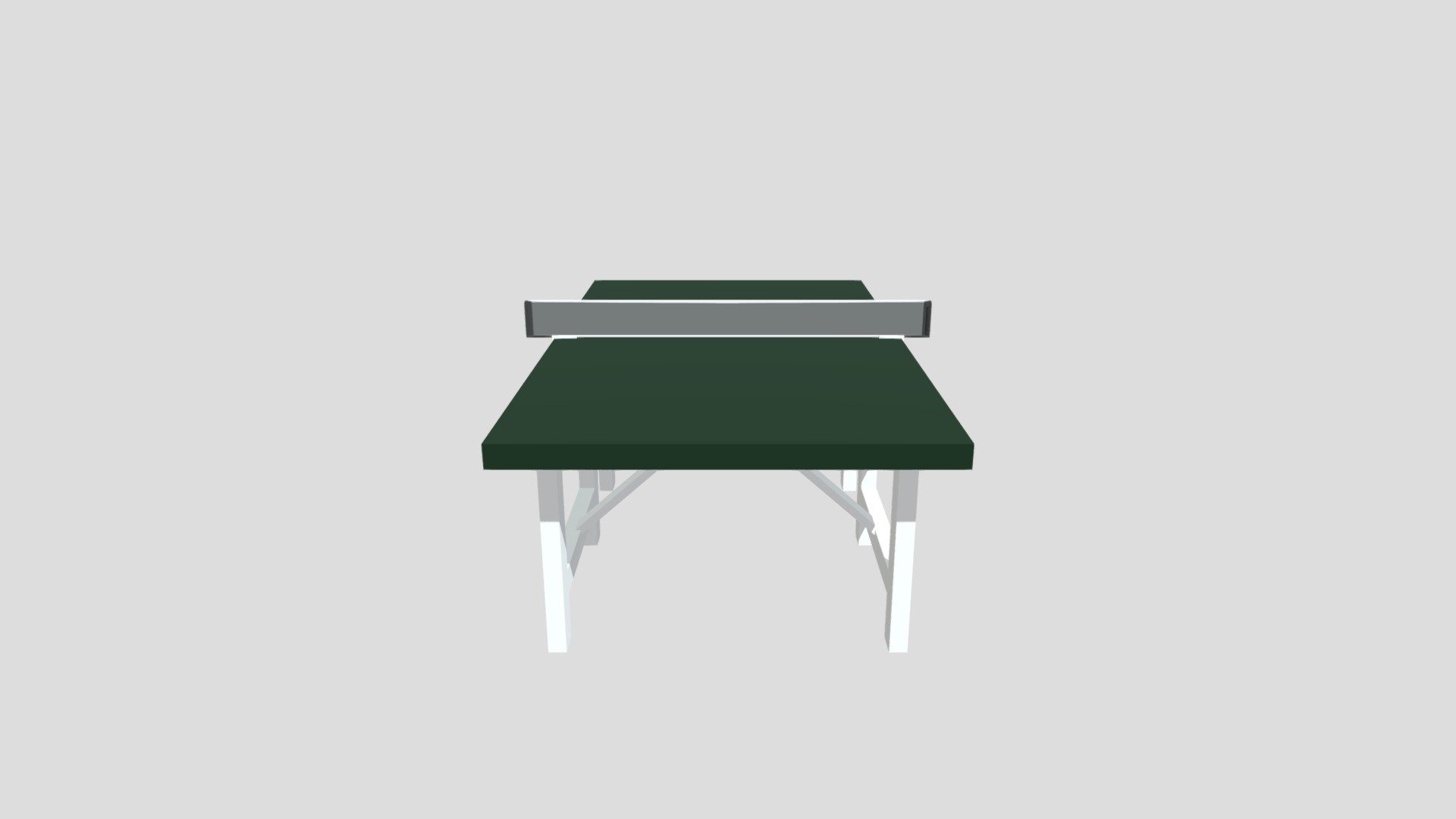 Table Tennis Table - Download Free 3D model by KnowledgeMediaSys ...