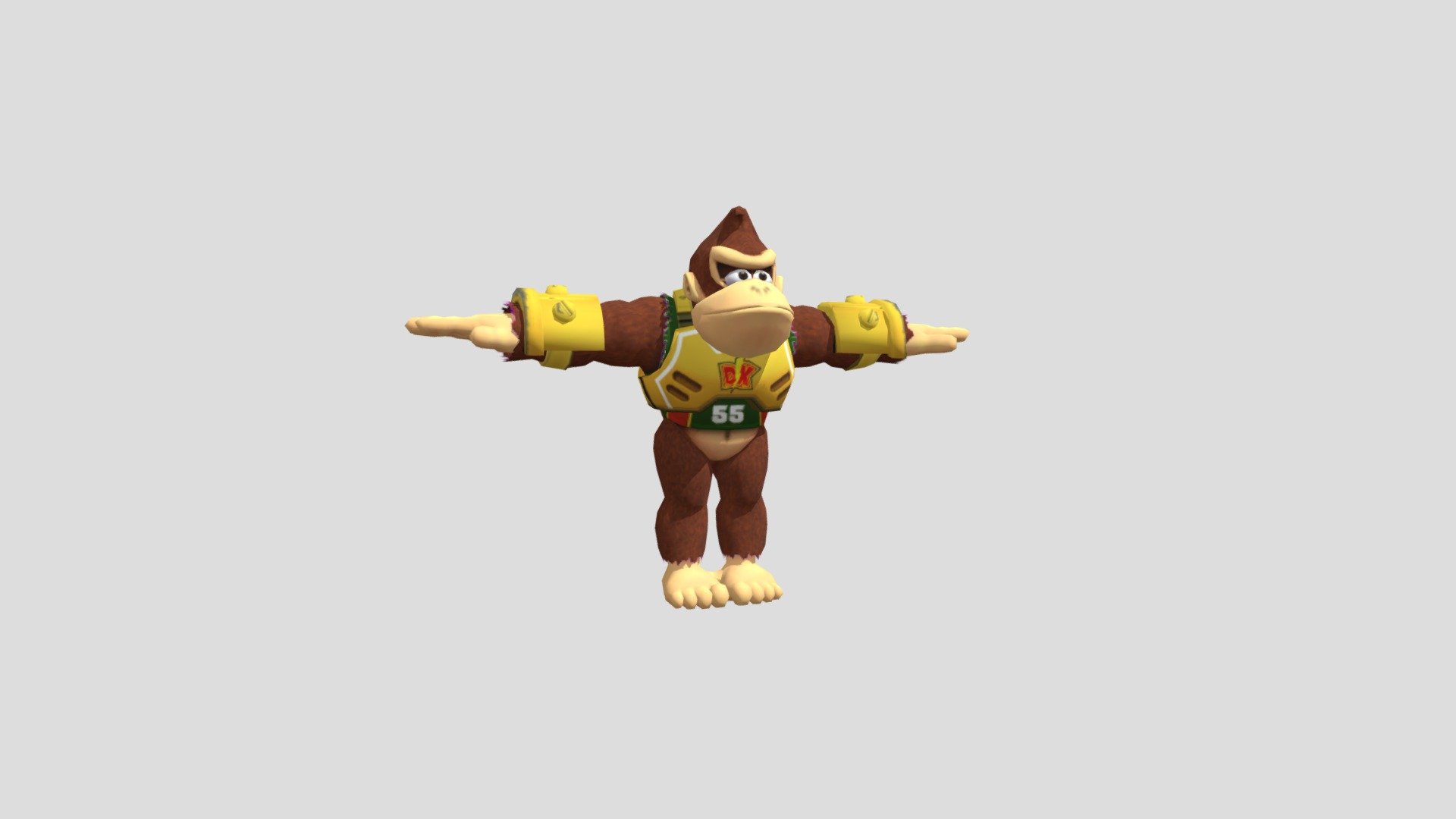 Donkeykong - Download Free 3D model by tirrellclark.75 [4e21936] - Sketchfab