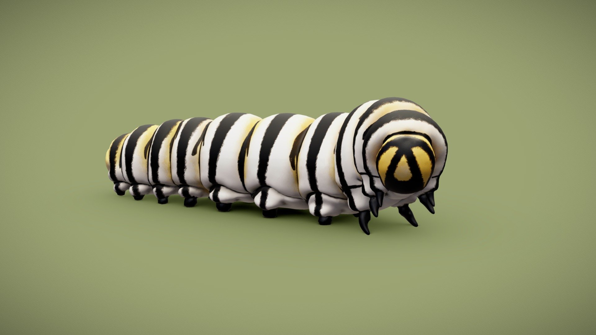 Caterpillar - Buy Royalty Free 3D model by Vanessa Araújo (@vanessa3d ...