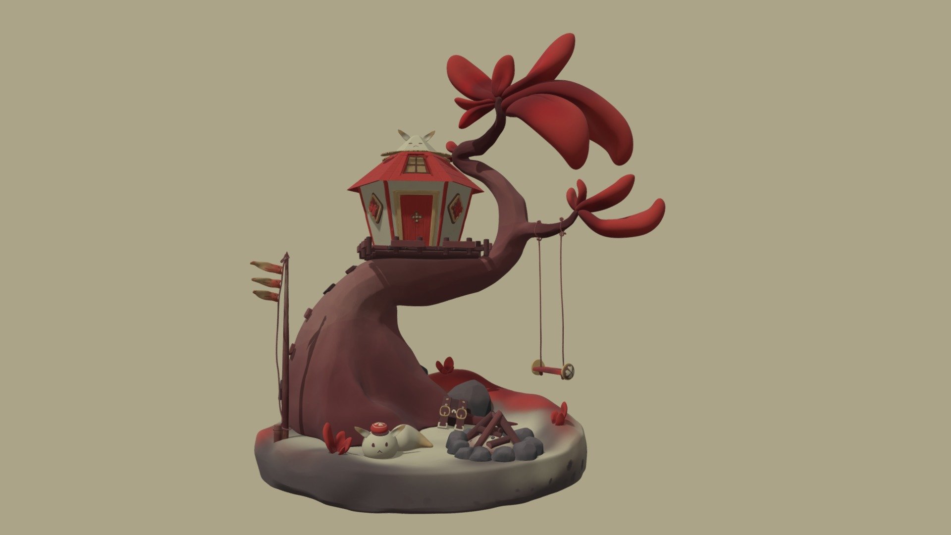 DAE Treehouse - Klee - 3D model by Andreea Troaca (@andreeatroaca ...