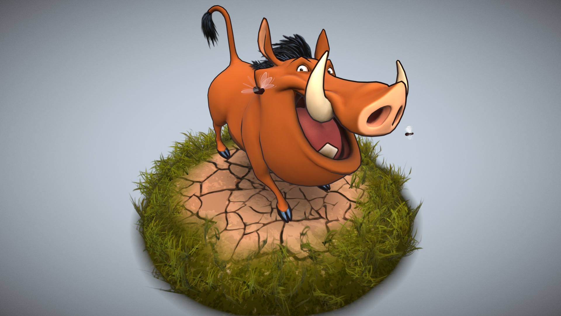 Pumbaa - 3D model by Deivede Tibola (@deivedetibola) [4e2806e] - Sketchfab