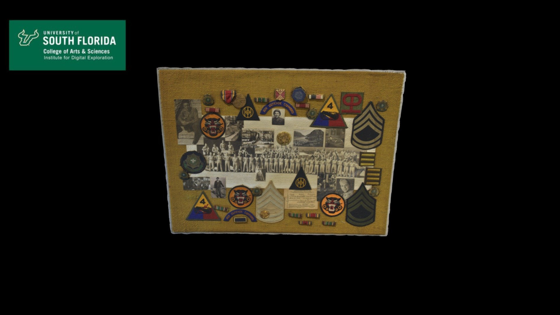 US WWII Liberator Soldier Medals Board - 3D model by USF Institute for ...