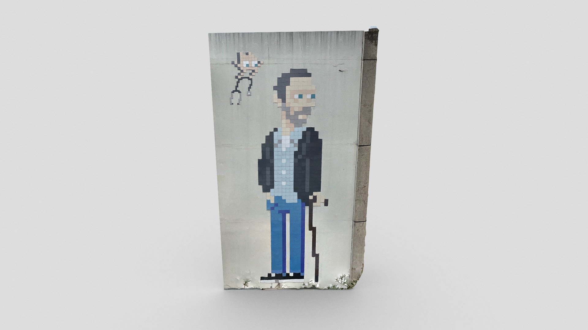 Day 296: Pixel art - Dr House - Download Free 3D model by Emm ...