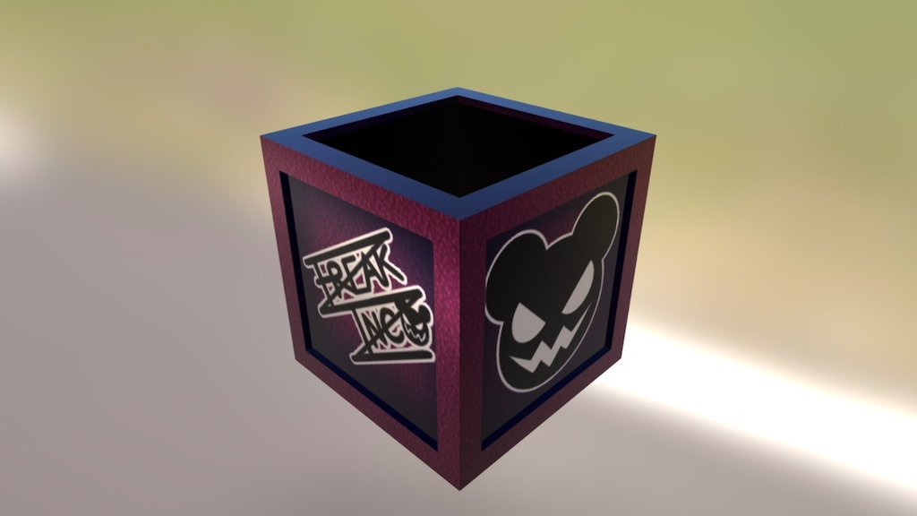Open Crate (Freaky Themed Texture) - 3D model by Charlie Hopgood 3D ...