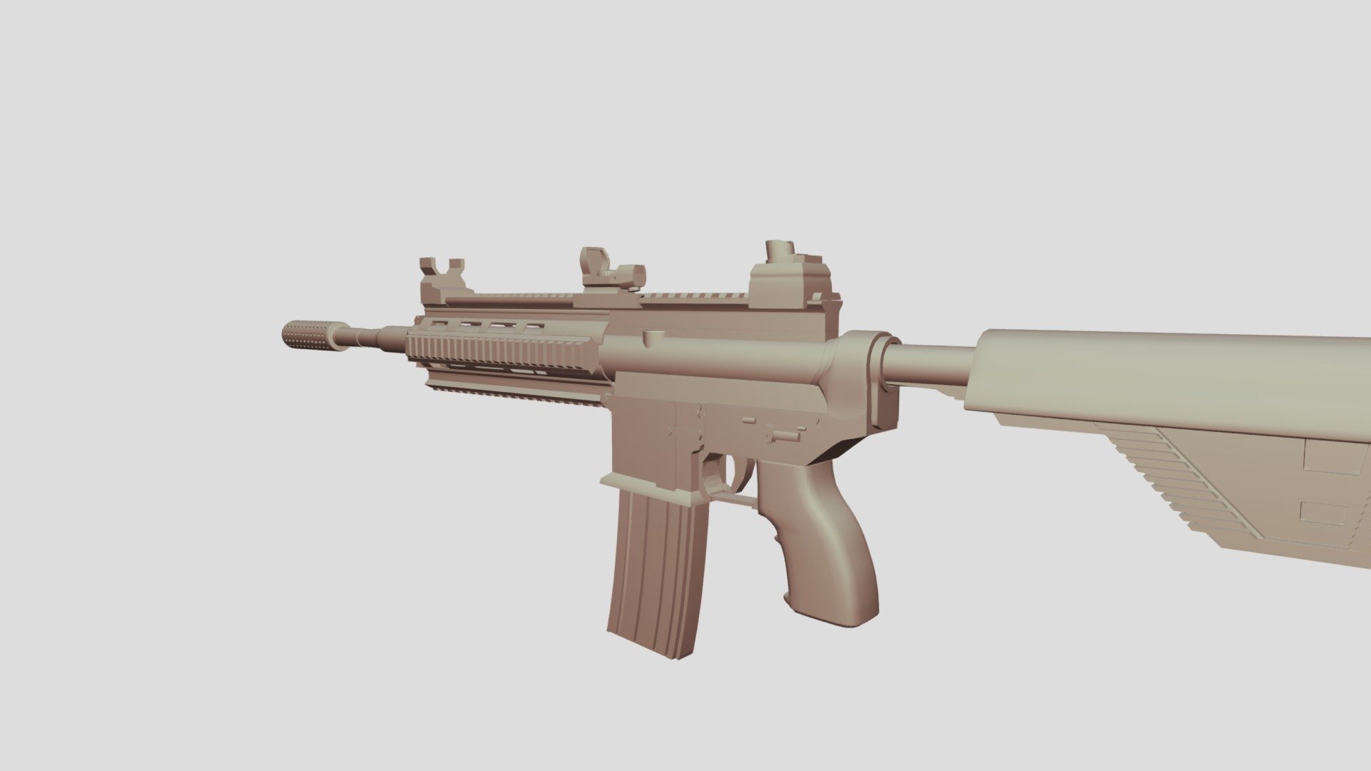 The king of Killer M416 - 3D model by abinash0 [4e2c395] - Sketchfab