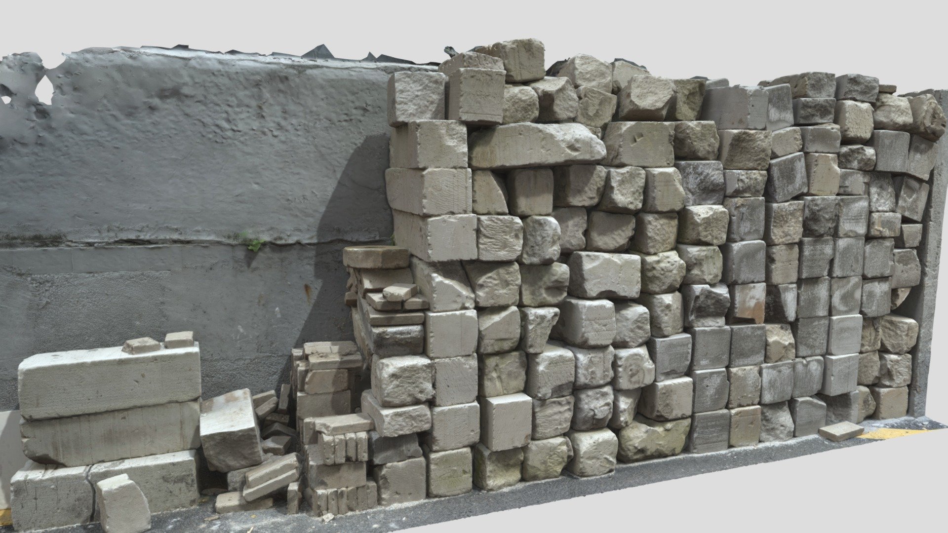 Concrete Brick Pile 01 - Download Free 3D model by joeshu [4e2da42 ...