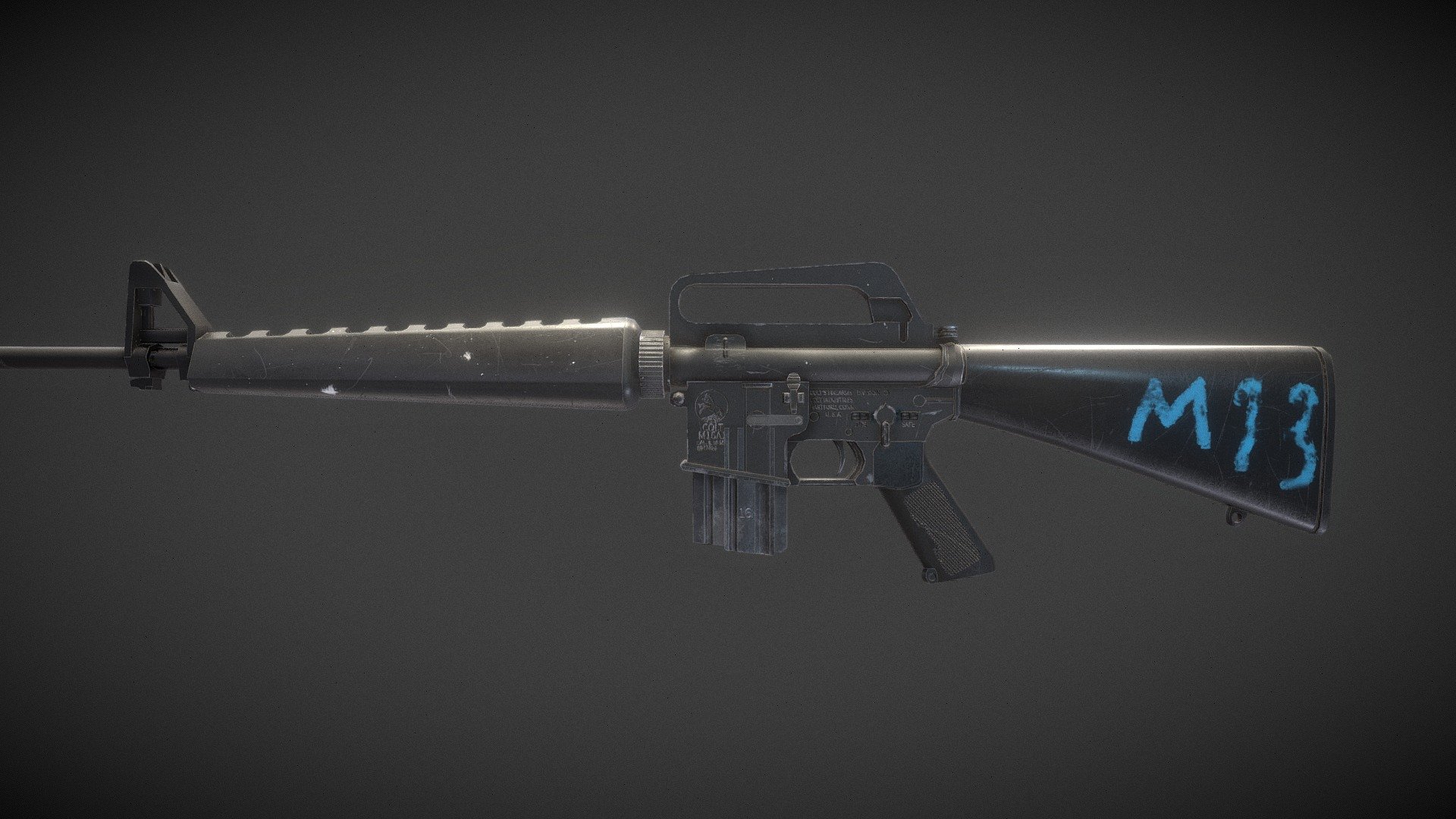 M16A1 - Download Free 3D model by DocLDX (@doctorldx) [4e2ecf5] - Sketchfab