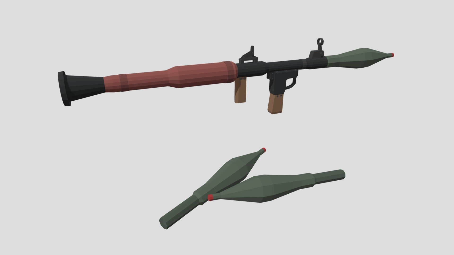 Rocket Launcher - 3D model by Plife (@schmidtkyson43) [4e2edee] - Sketchfab