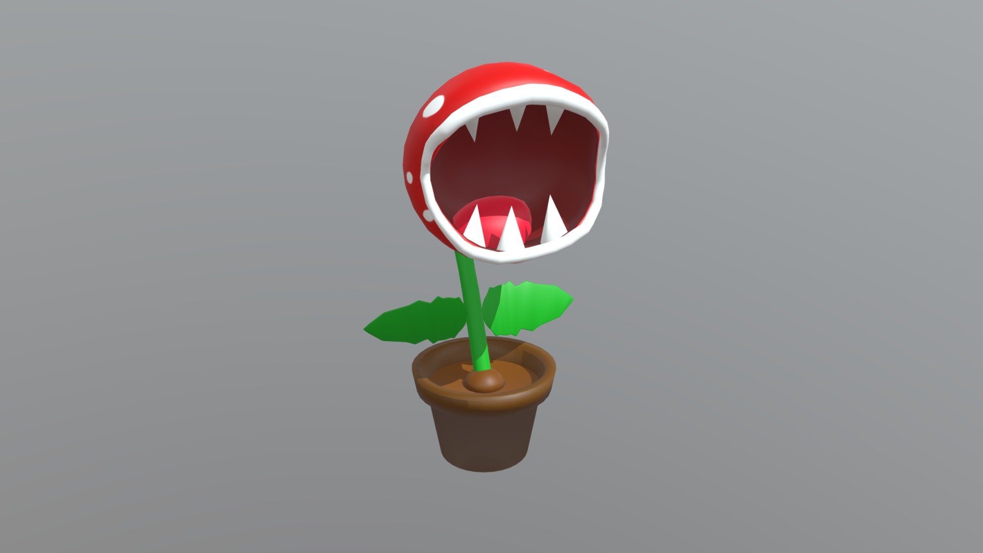 Piranha plant - 3D model by Brutebandit [4e2ee1d] - Sketchfab
