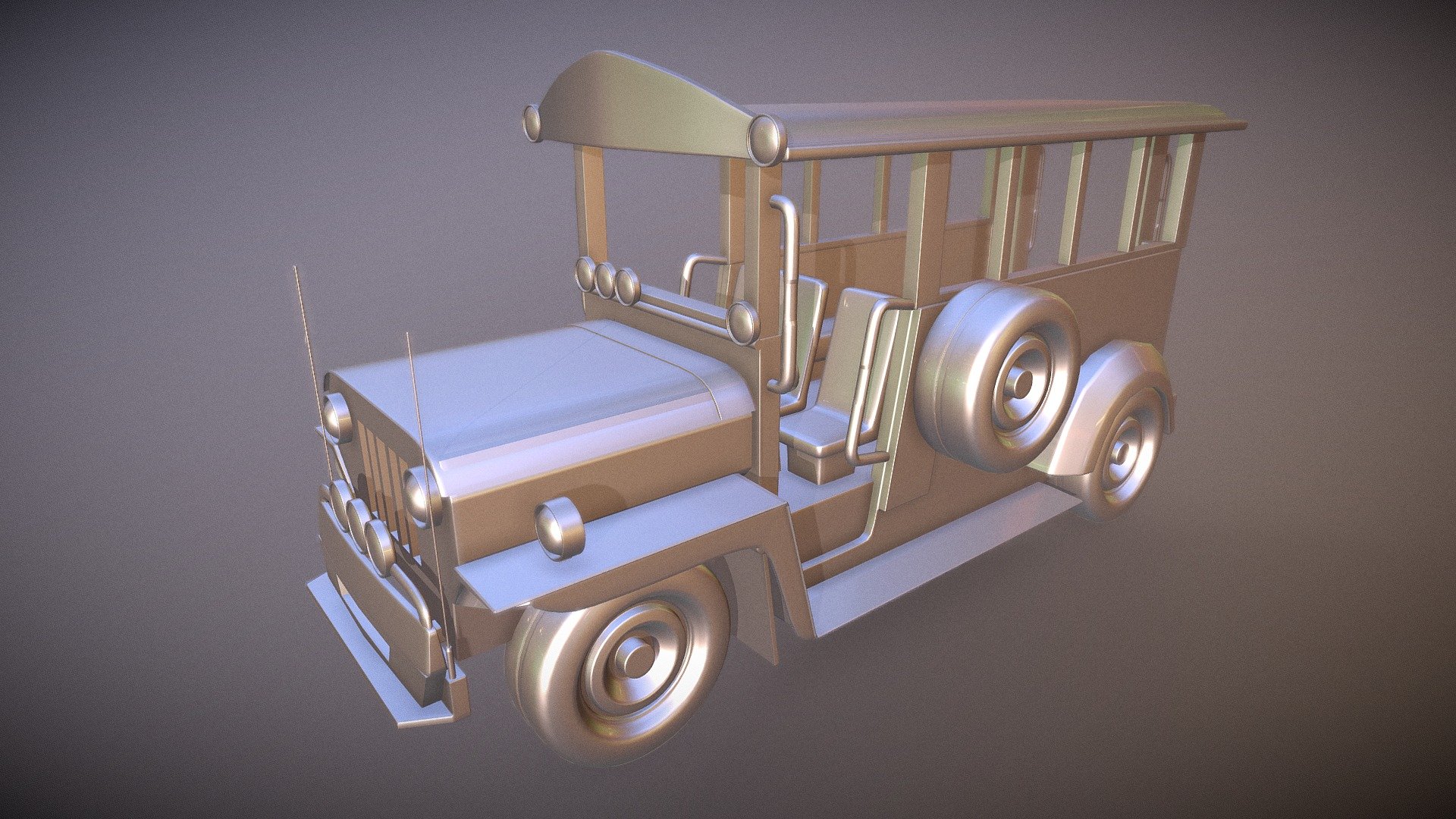Jeepney - 3D model by DatValk [4e2f217] - Sketchfab