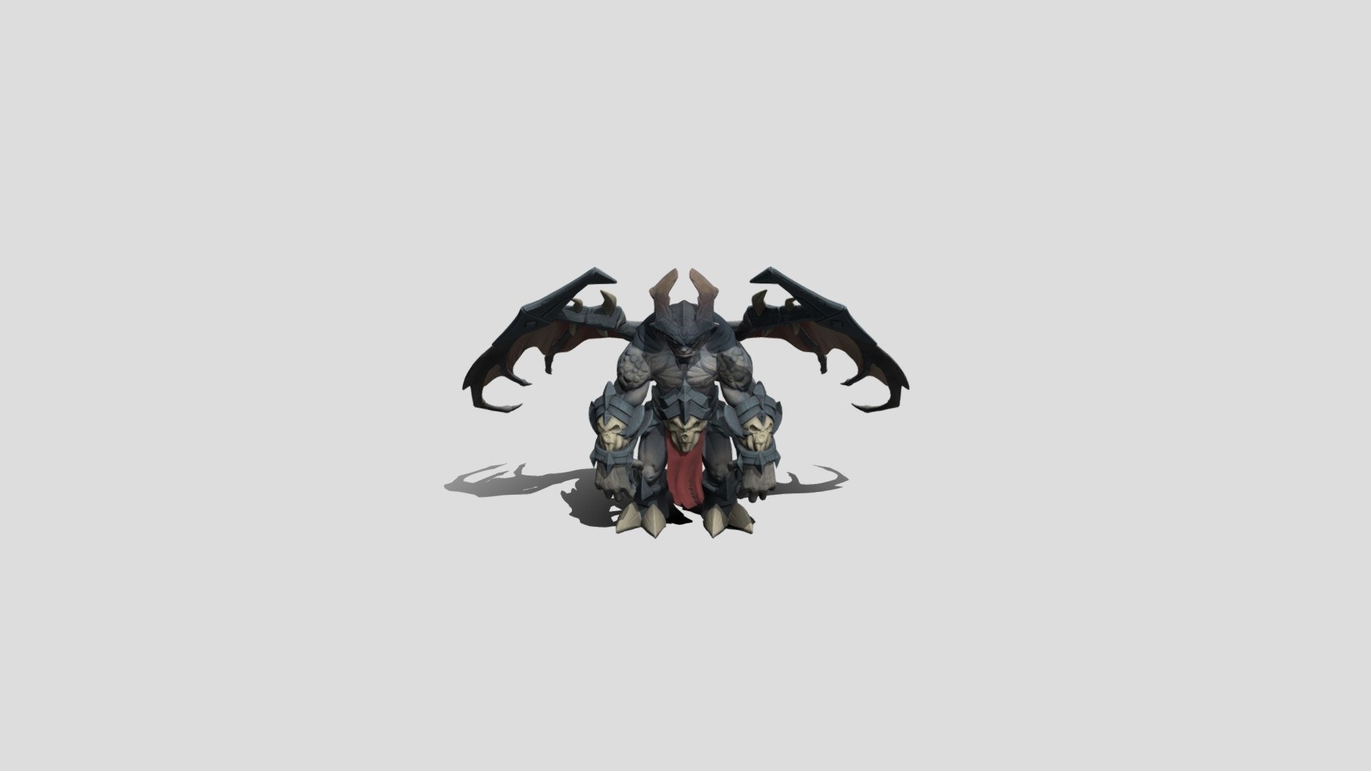 Demon Die Animation | Maya - 3D model by axelalvarezart [4e33cf0 ...