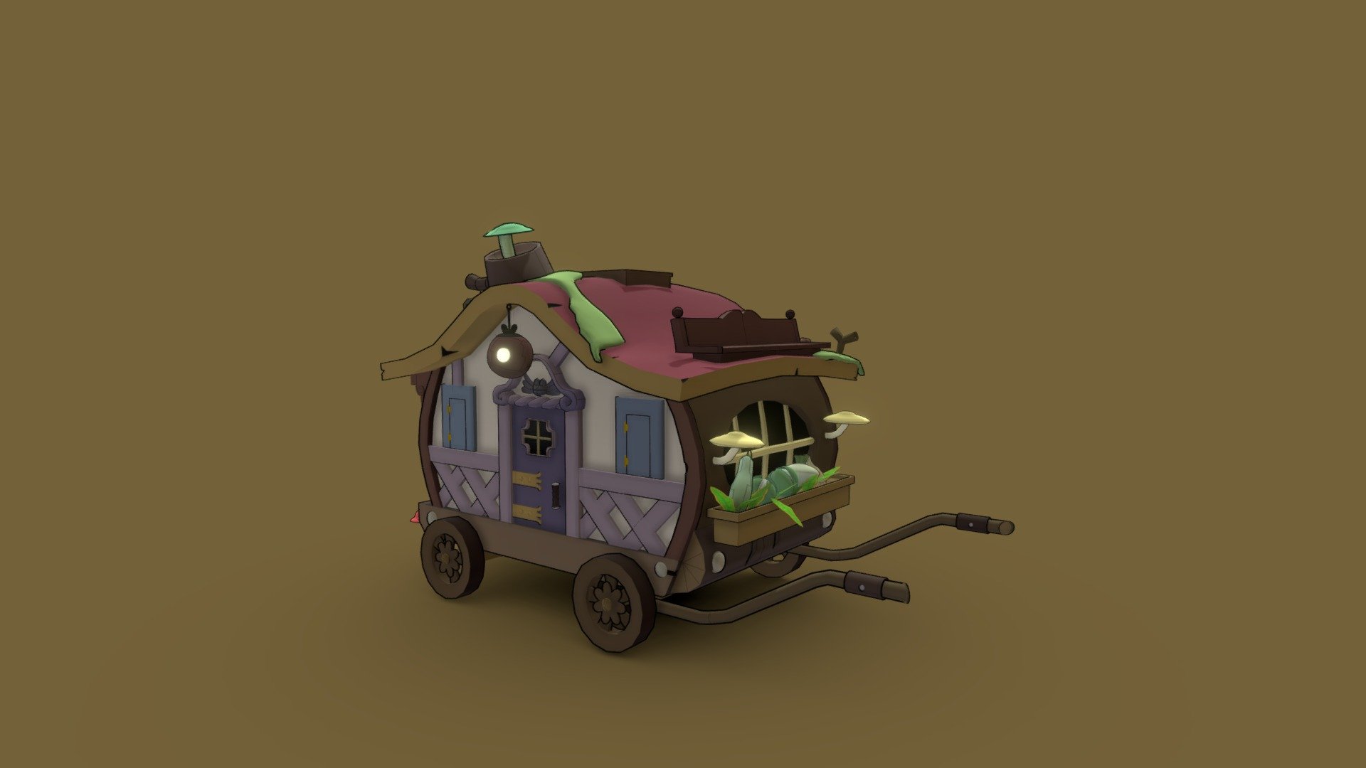 Fwagon From Amphibia - Download Free 3D model by MeguMeme [4e35796 ...