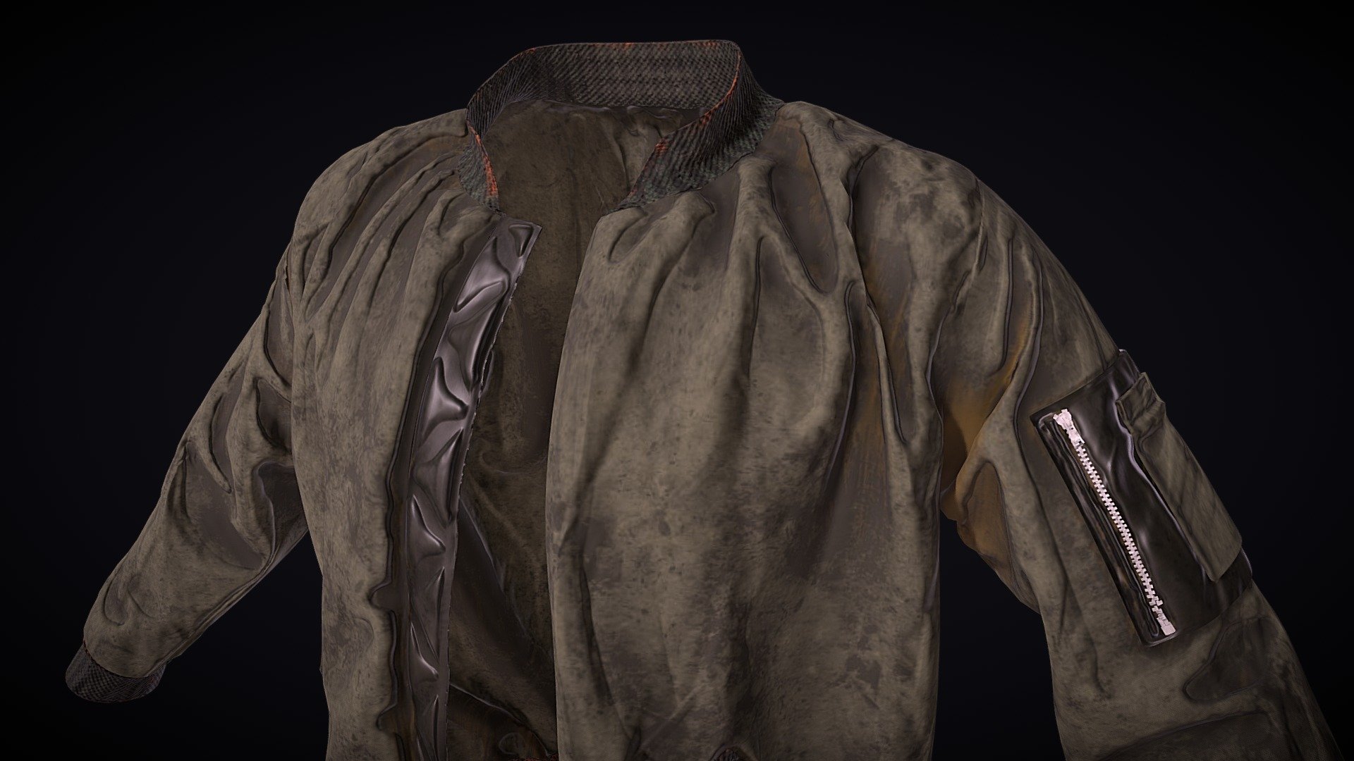 Flight Jacket - 3D model by [IndigoFlash] (@indigoflashphotography ...