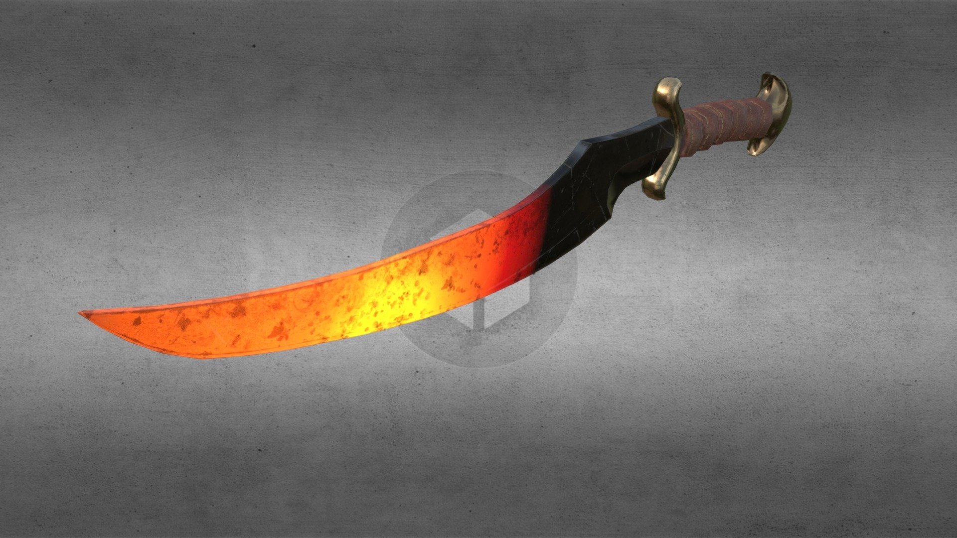 hot dagger - 3D model by lenzano [4e3635d] - Sketchfab