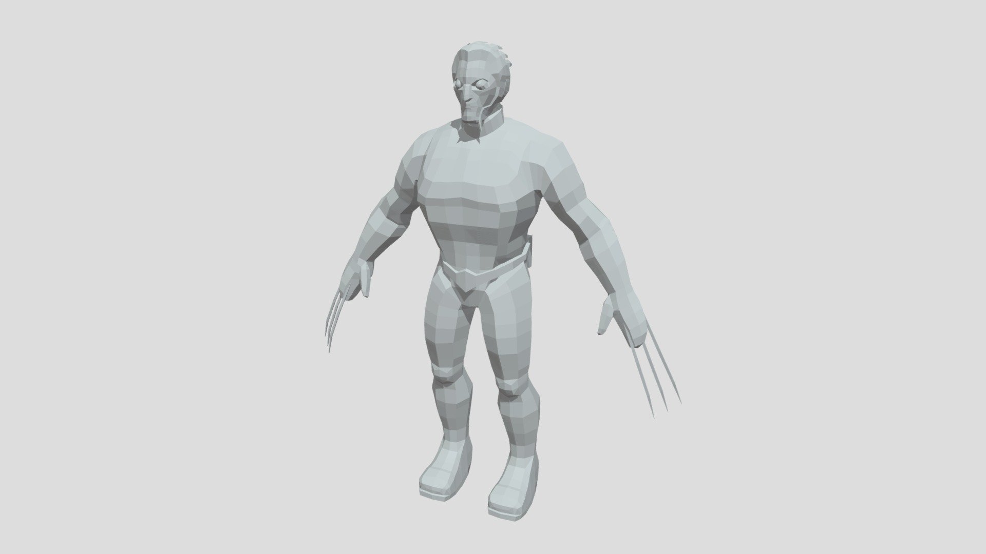 Wolverine - Download Free 3D model by Kusaku [4e3b251] - Sketchfab