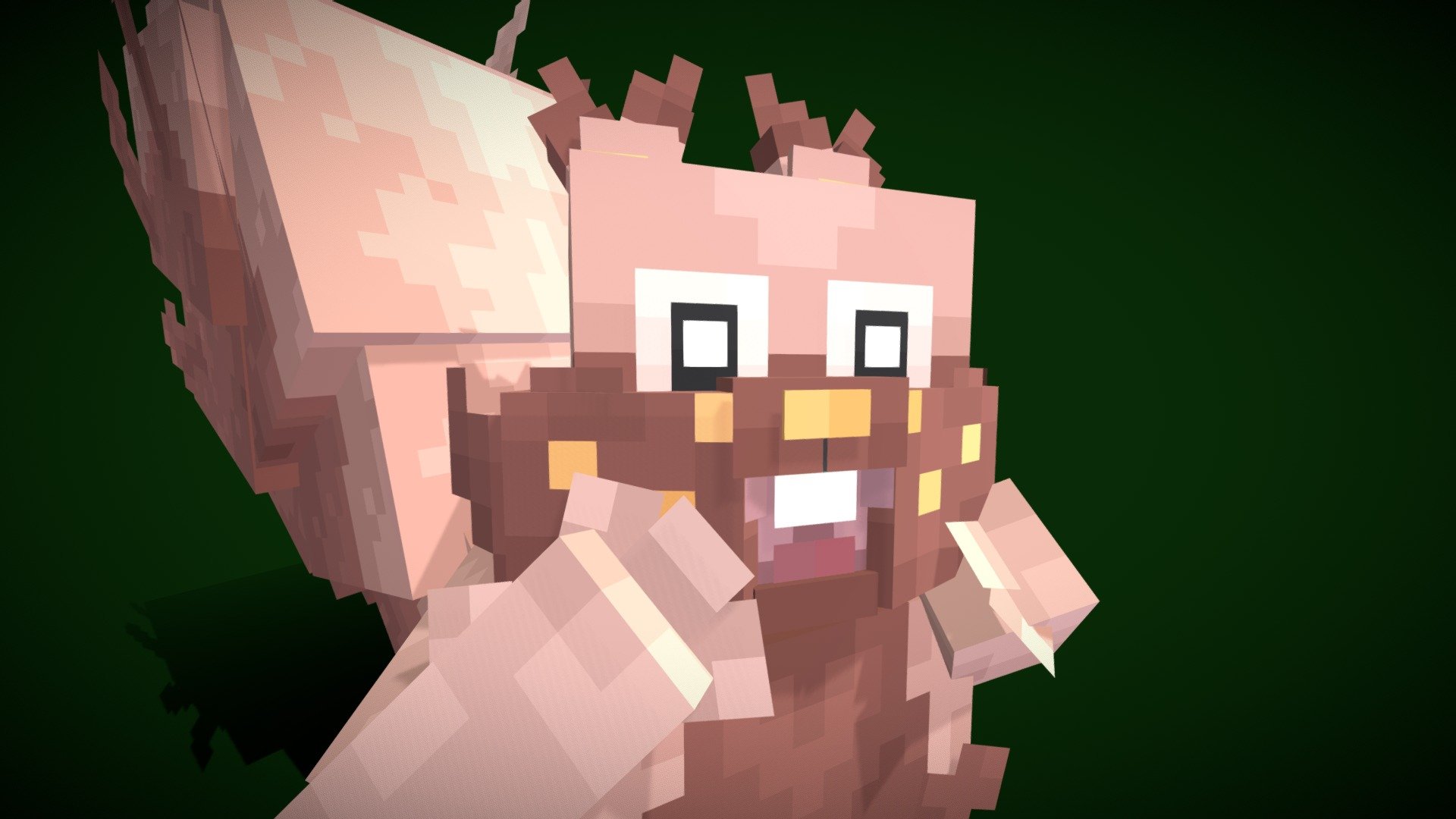 Greedent - Minecraft Cobblemon Style - Buy Royalty Free 3D model by AGA ...