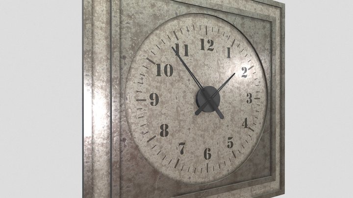 Wall-clock 3D models - Sketchfab