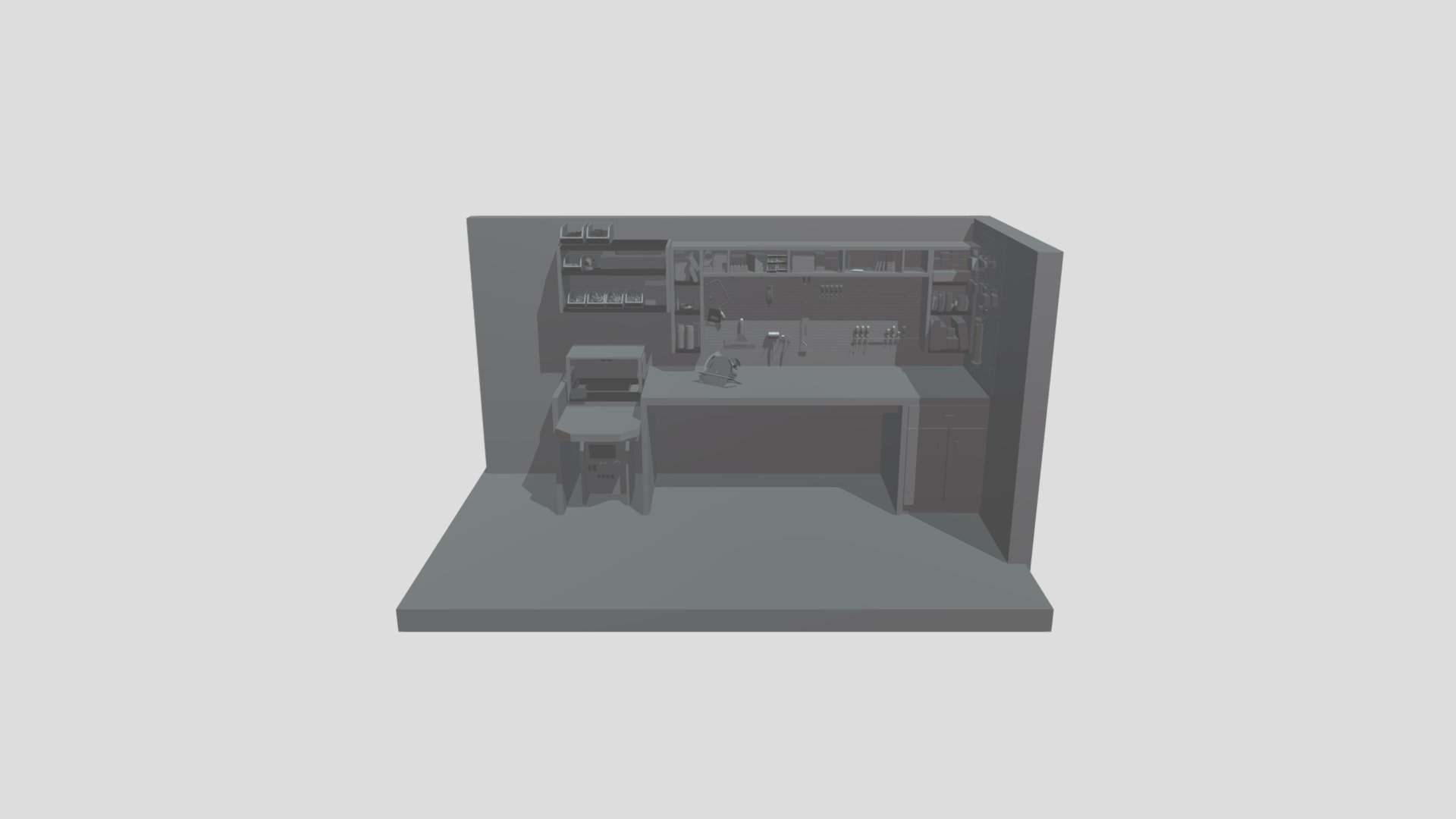 Workbench - Download Free 3D model by Wolfpredator (@VovaGorchakov ...