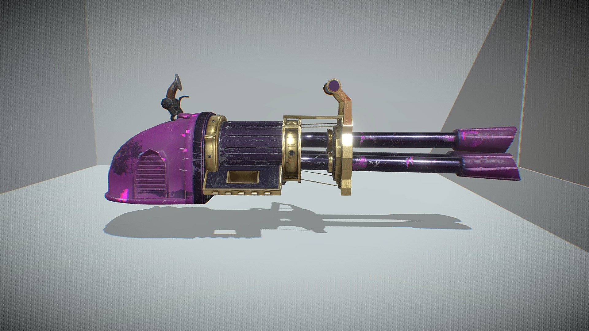 Jinx's Pow-Pow – Arcane Fan Art - Download Free 3D model by HEMANT_LYT ...
